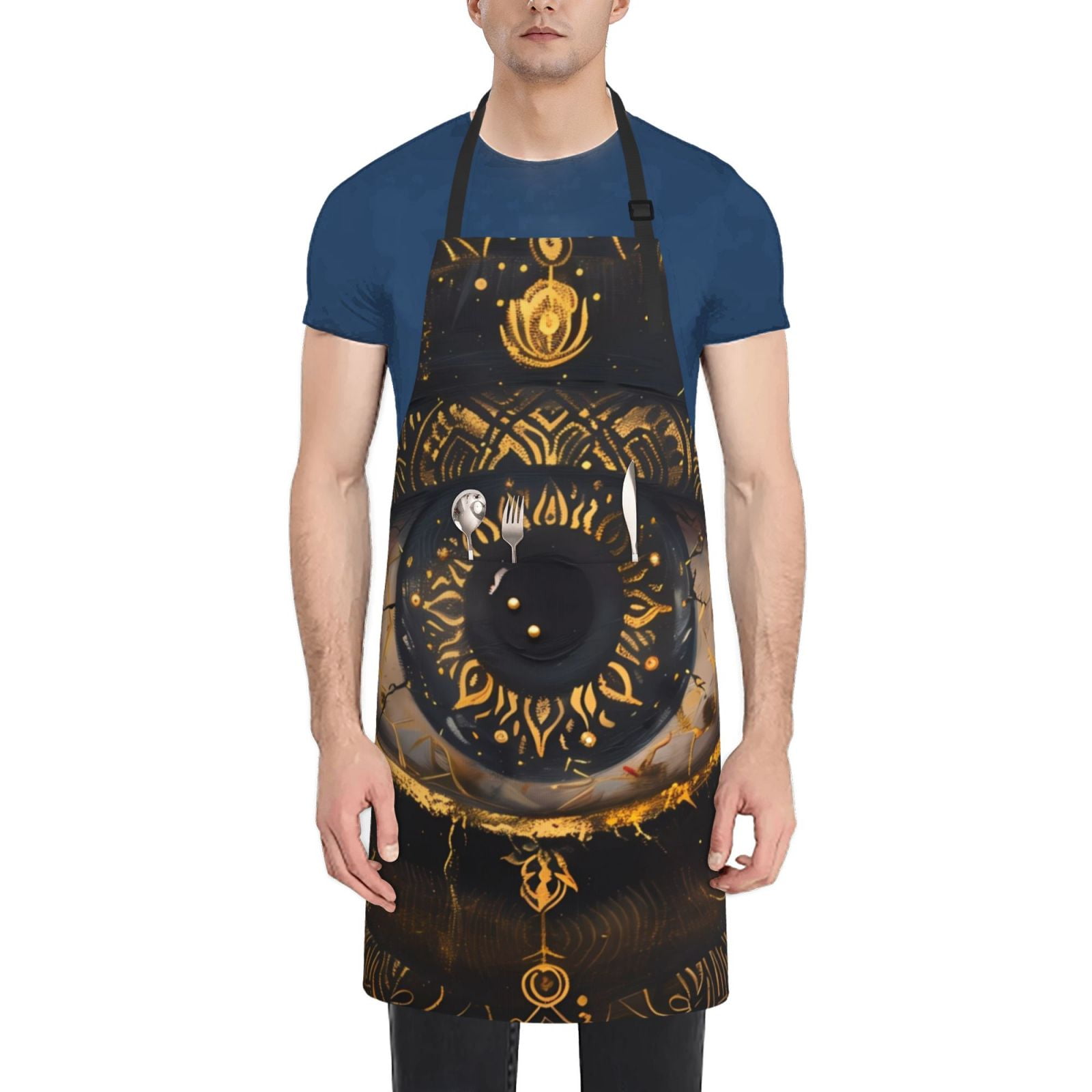 Bingfone Mystical Golden Eye Apron Gifts For Men, Women Professional ...