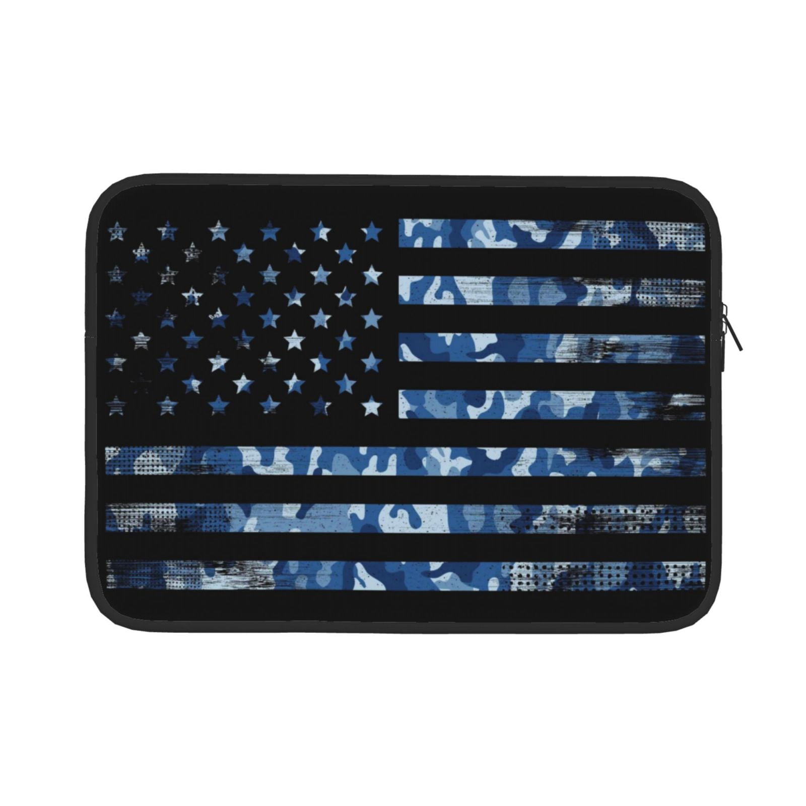 Bingfone Navy Camouflage American Flag Laptop Sleeve Case 13 Inch, 360 ...