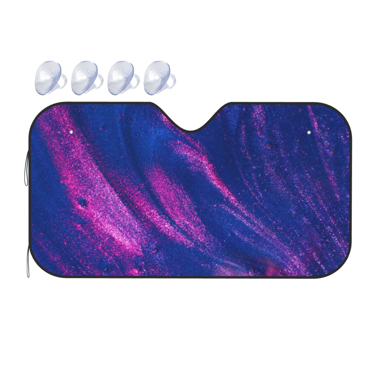 Bingfone Neon Gradient Blue Car Windshield Sunshade,Sun Foldable Sun ...