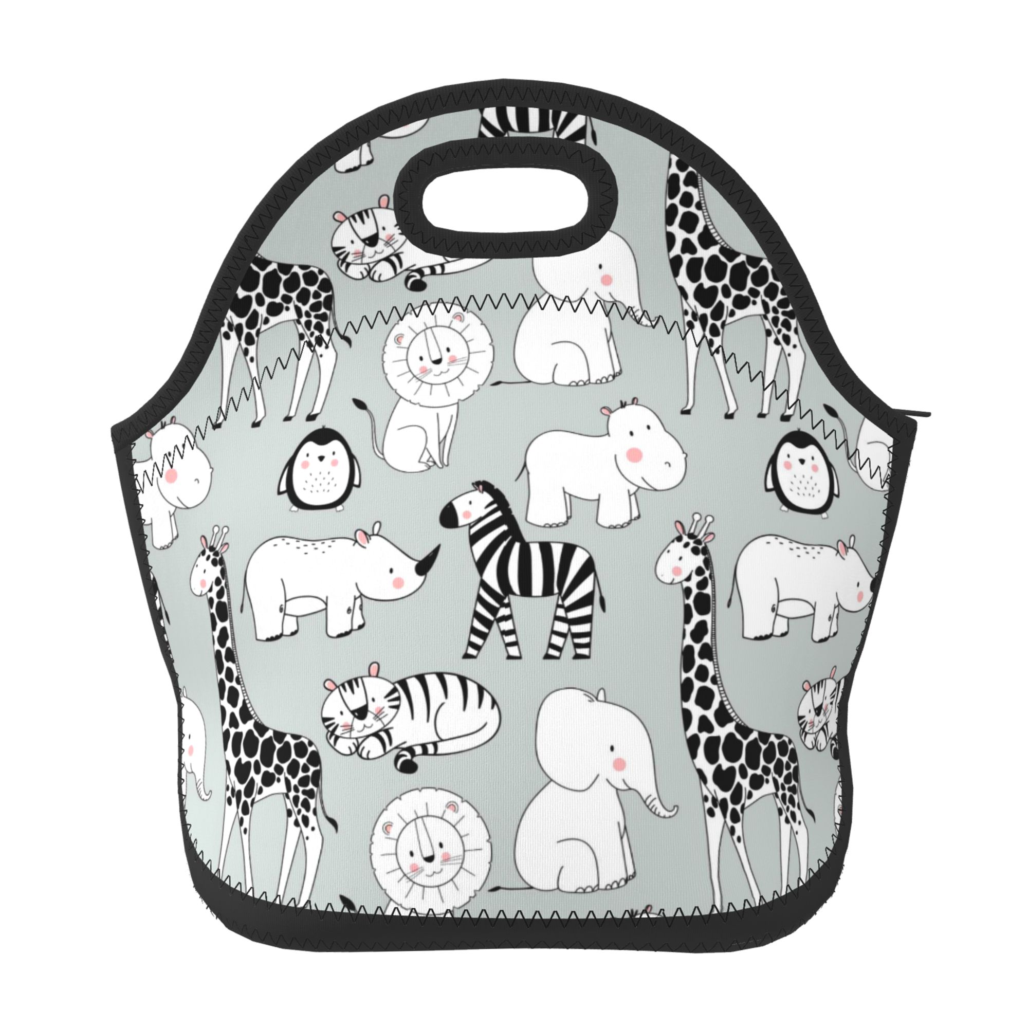 Bingfone Neoprene Lunch Bags Boxes for Women Men Kid,Insulated Lunch ...