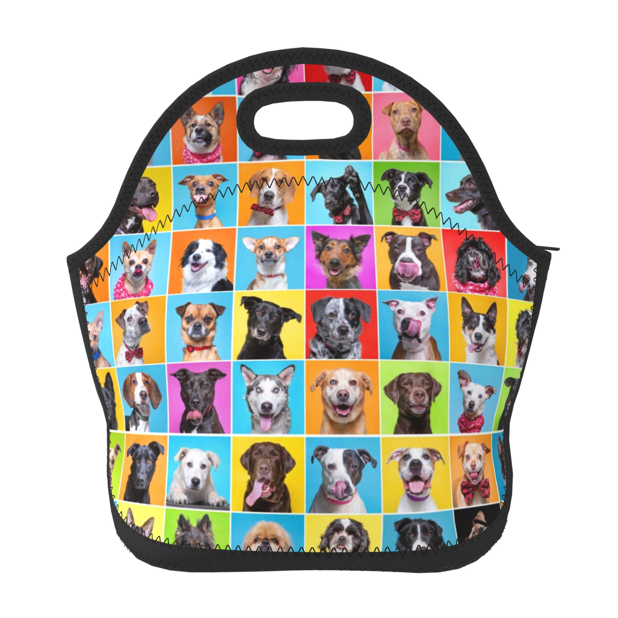 Bingfone Neoprene Lunch Bags Boxes for Women Men Kid,Insulated Lunch ...