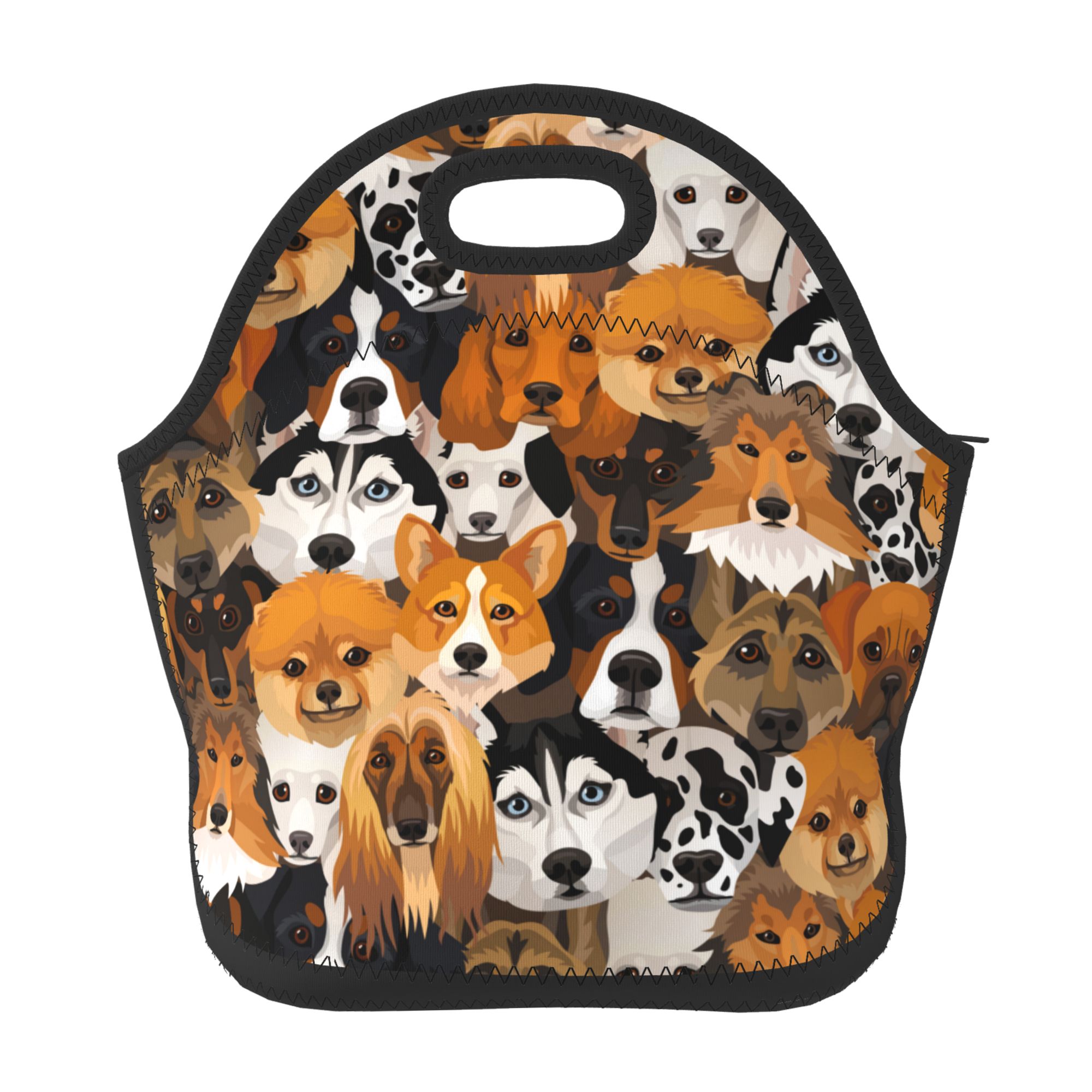 Bingfone Neoprene Lunch Bags Boxes for Women Men Kid,Insulated Lunch ...