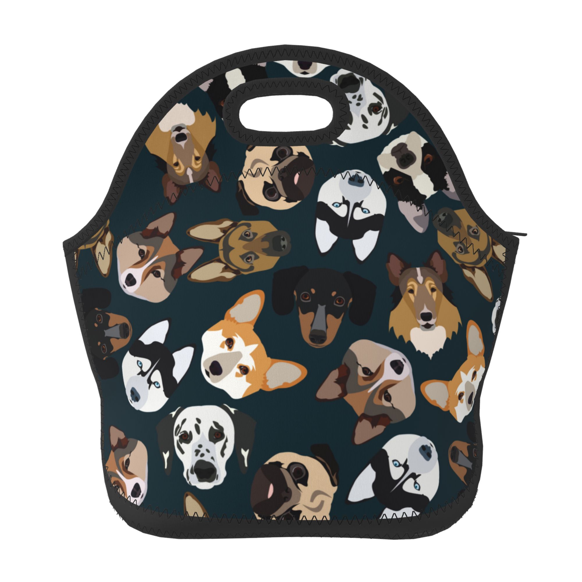 Bingfone Neoprene Lunch Bags Boxes for Women Men Kid,Insulated Lunch ...