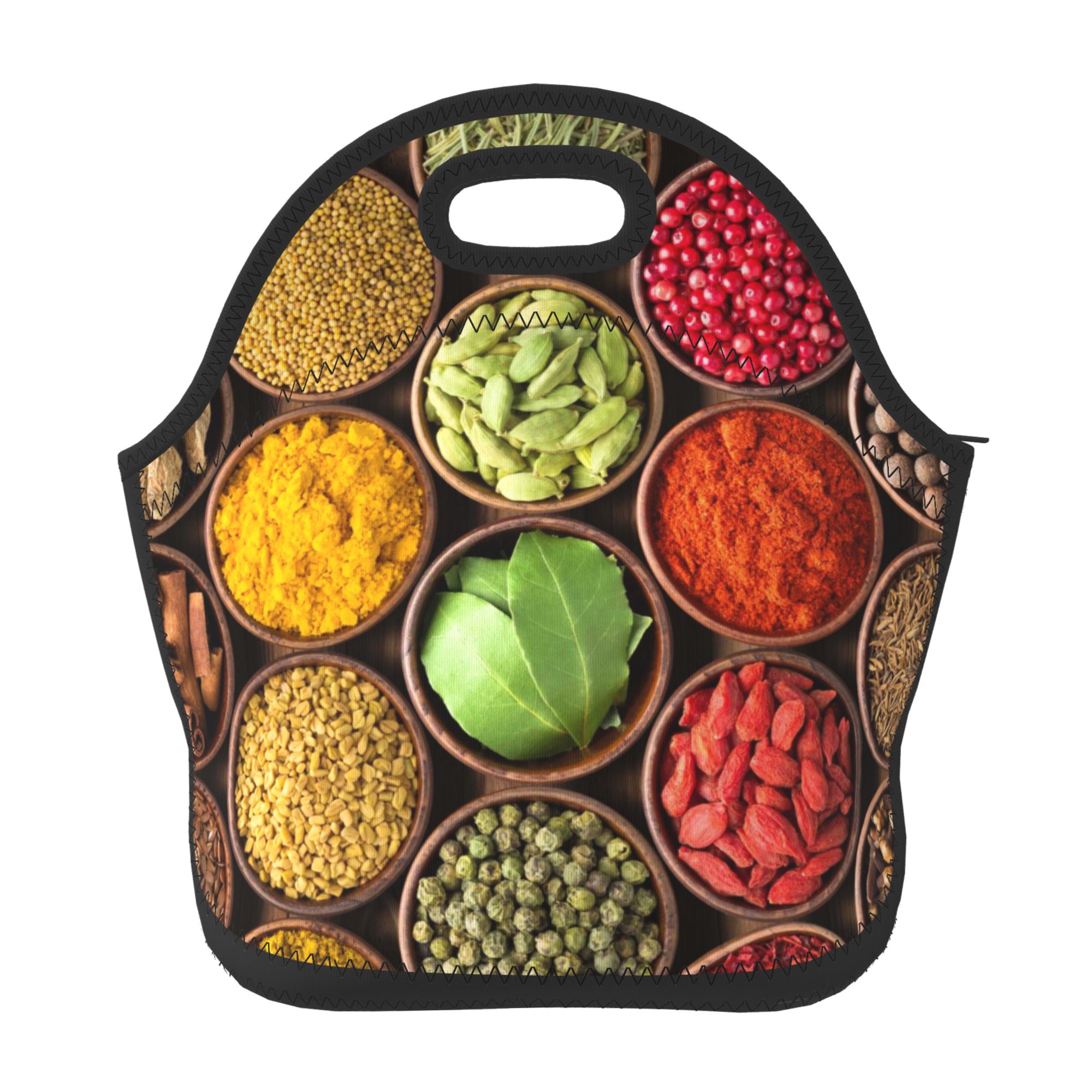 Bingfone Neoprene Lunch Bags Boxes for Women Men Kid,Insulated Lunch ...