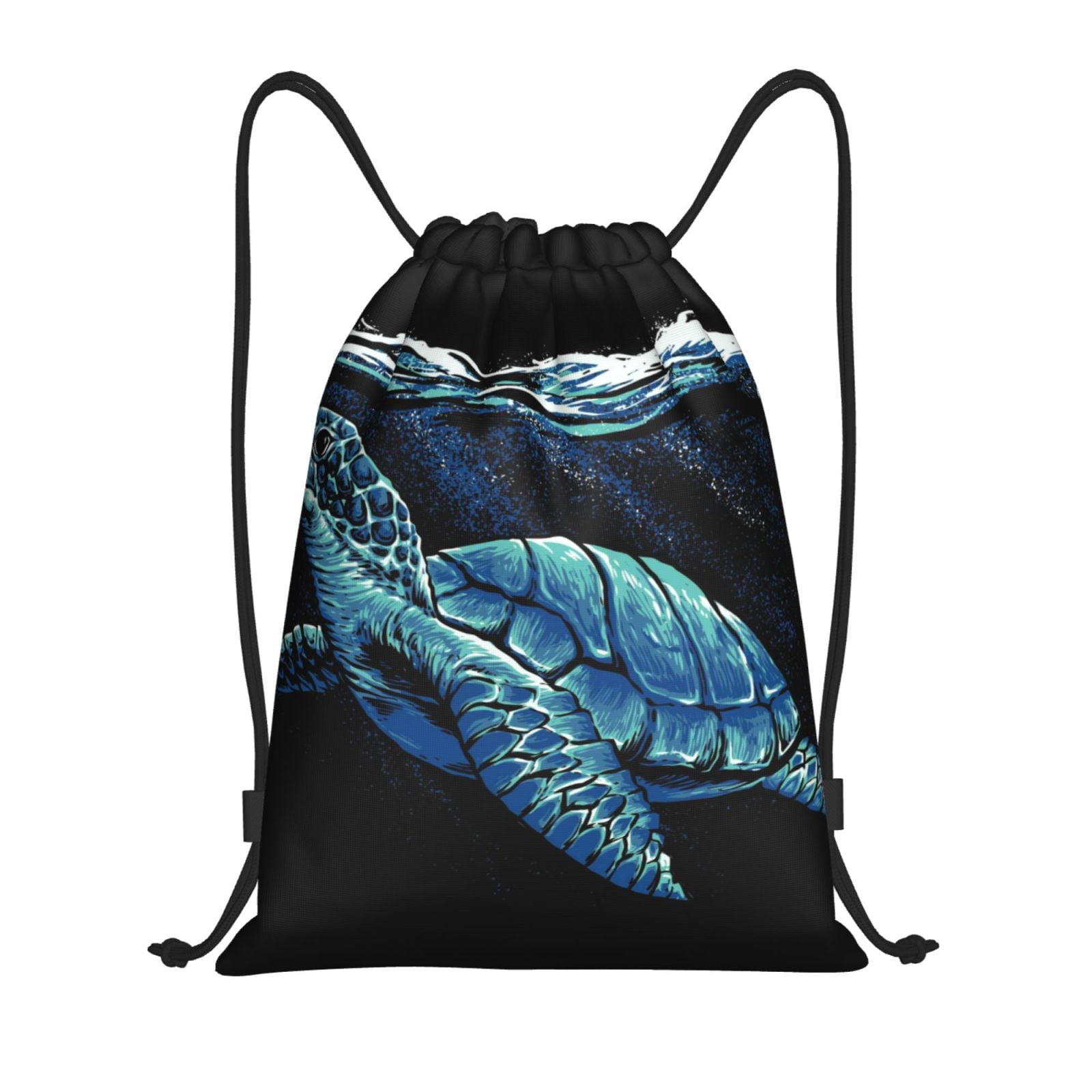 Bingfone Ocean Turtle Drawstrings Backpacks Bags For Men Women Gym ...