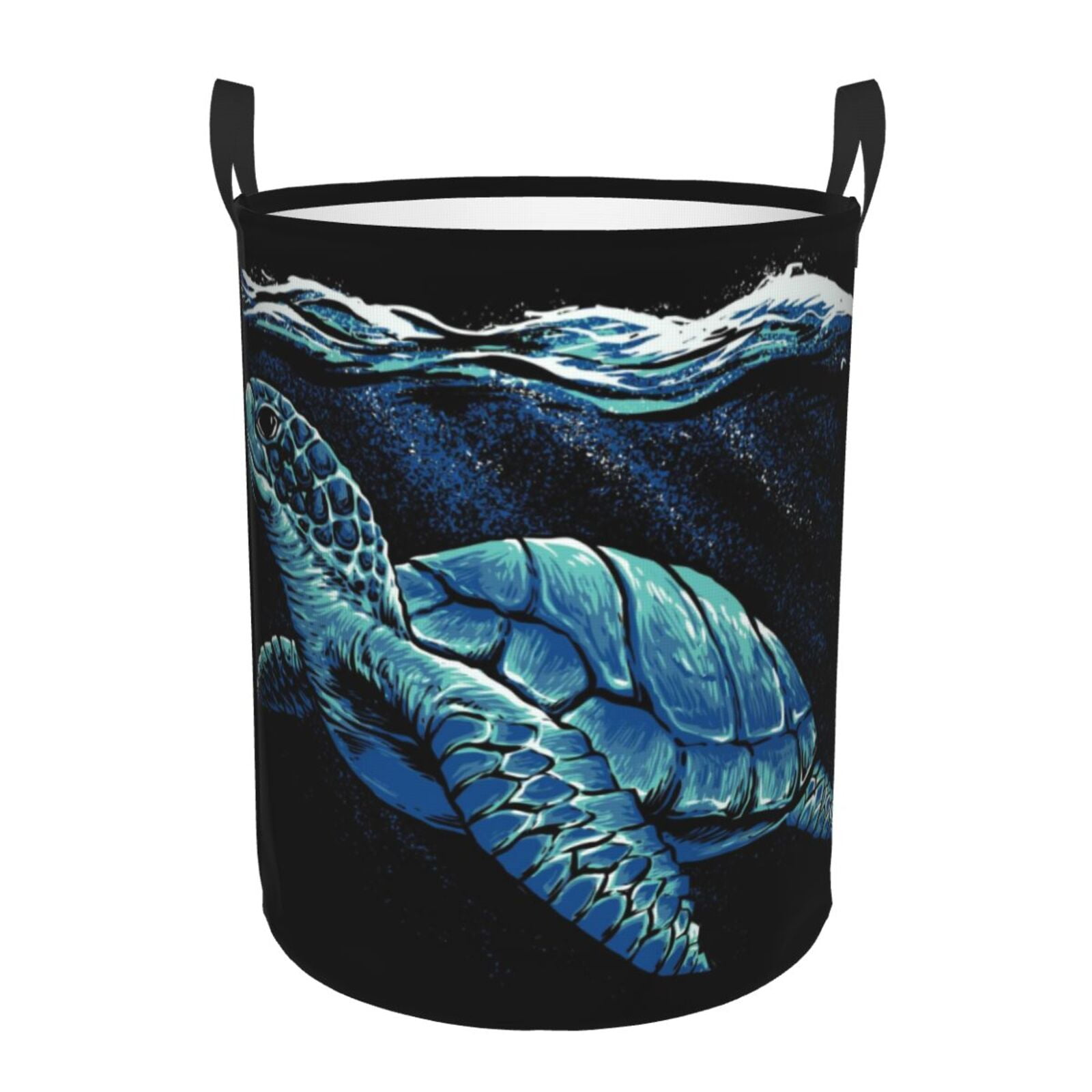 Bingfone Ocean Turtle Waterproof Foldable Laundry Hamper Bucket With ...