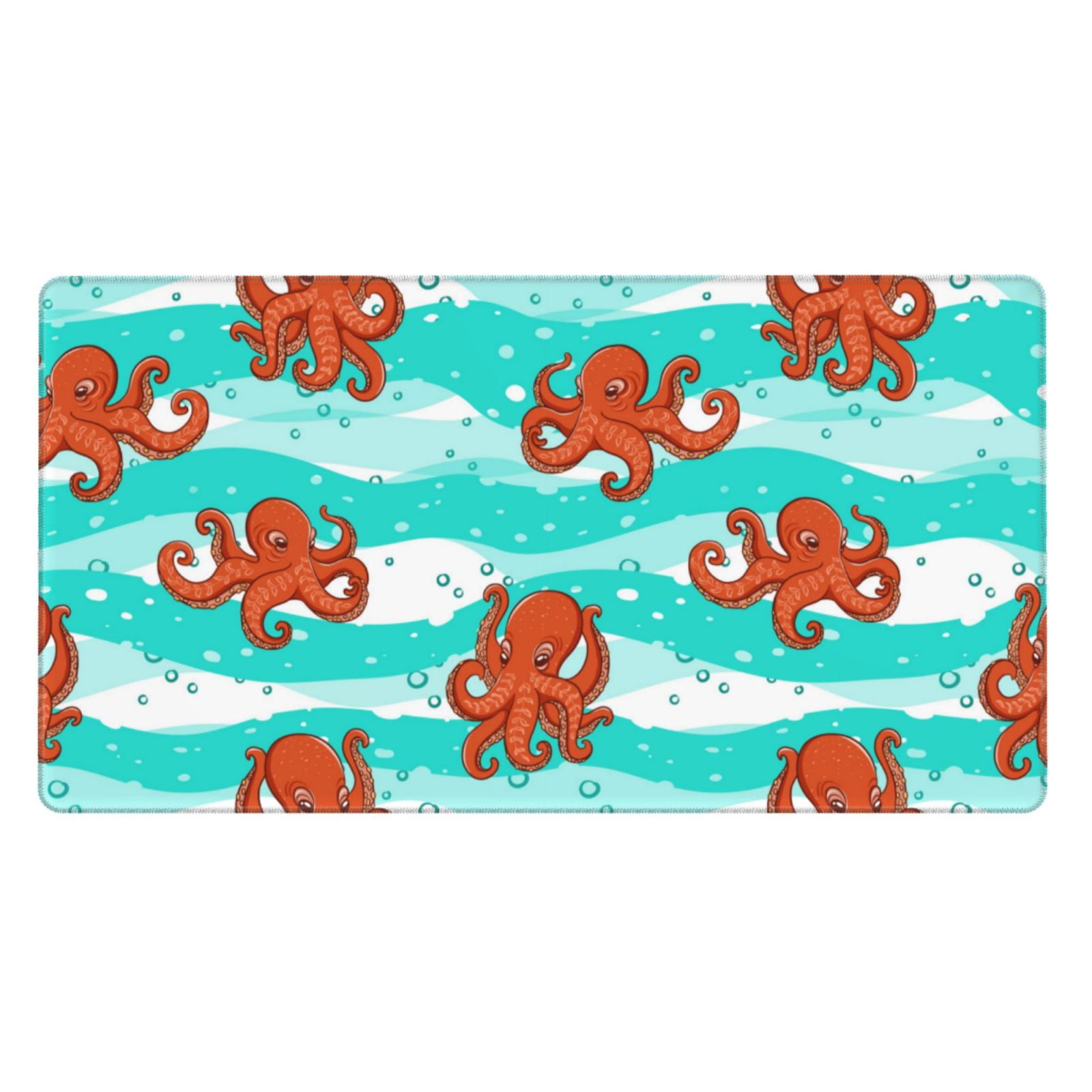 Bingfone Octopuses Large Gaming Mouse Pad,Extended Desk Mousepad with ...