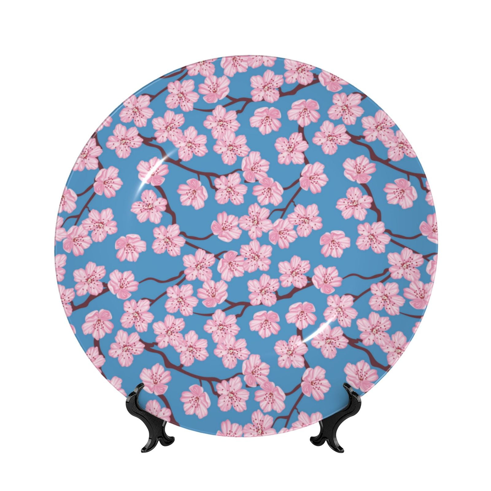 Bingfone Orchids Flowers Print Bone China Dinner Decorative Plates ...