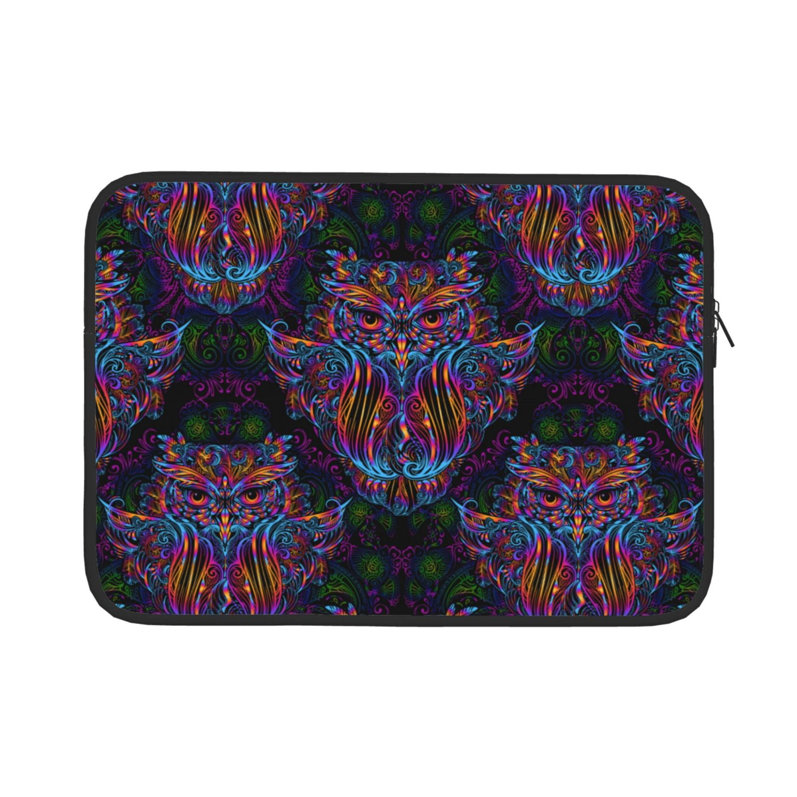 Bingfone Paisley And Owls Laptop Sleeve Case 15 inch , 360° Protective ...