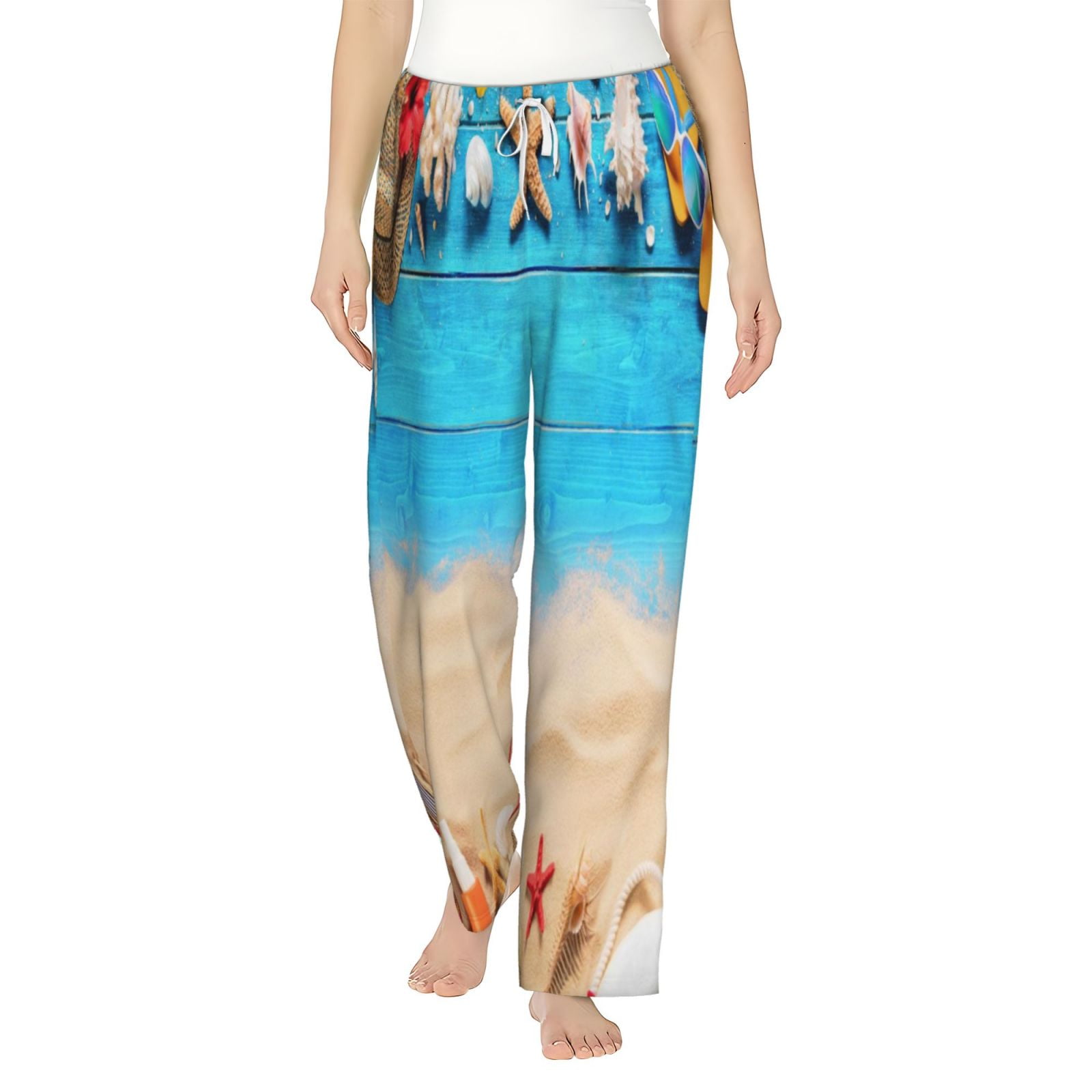 Bingfone Pajamas For Women,Boards And Beach Pajama Pants With Pockets ...