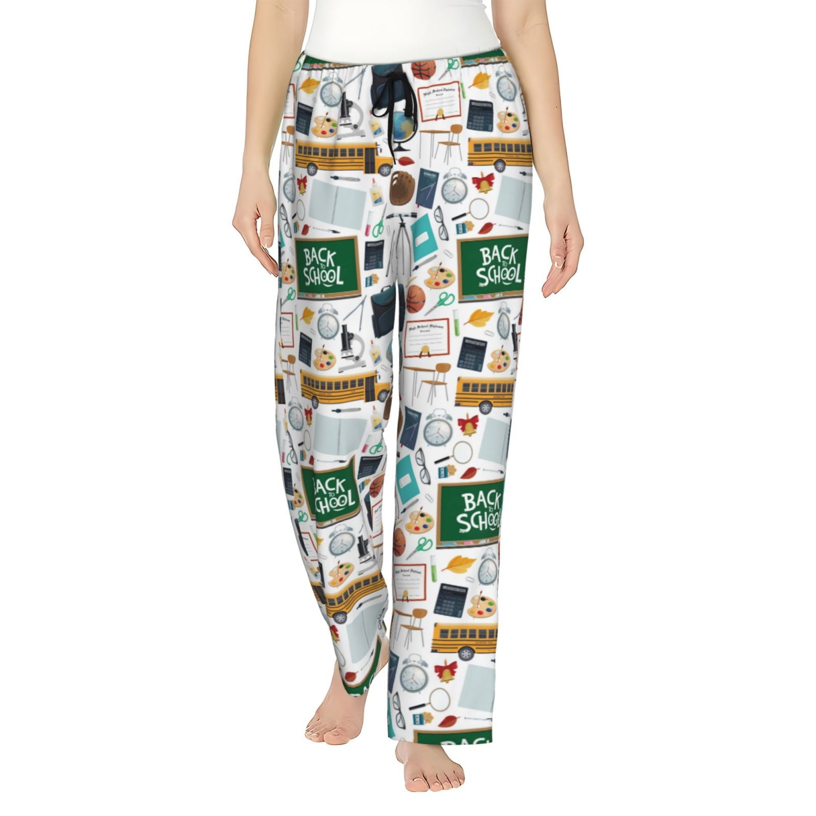 Bingfone Pajamas for Women,Back To School A Pajama Pants with Pockets ...
