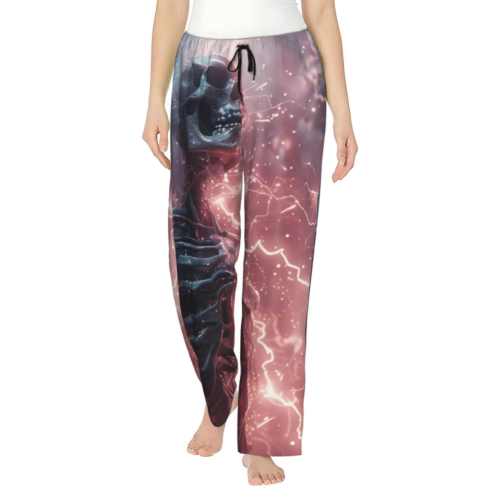 Bingfone Pajamas for Women,Electric Skeleton Surrealism Pajama Pants ...