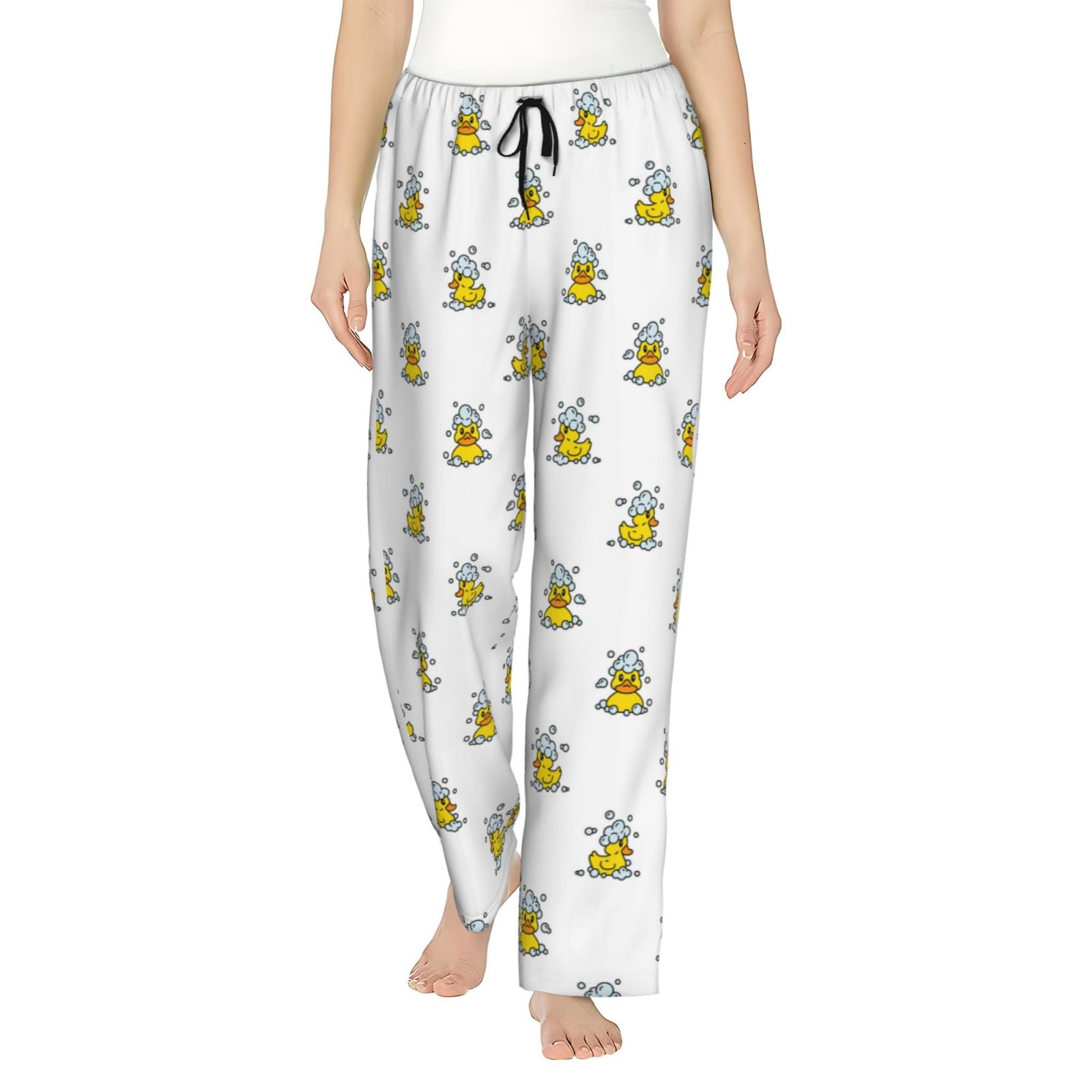 Bingfone Pajamas for Women,Rubber Duck Showe Pajama Pants with Pockets ...