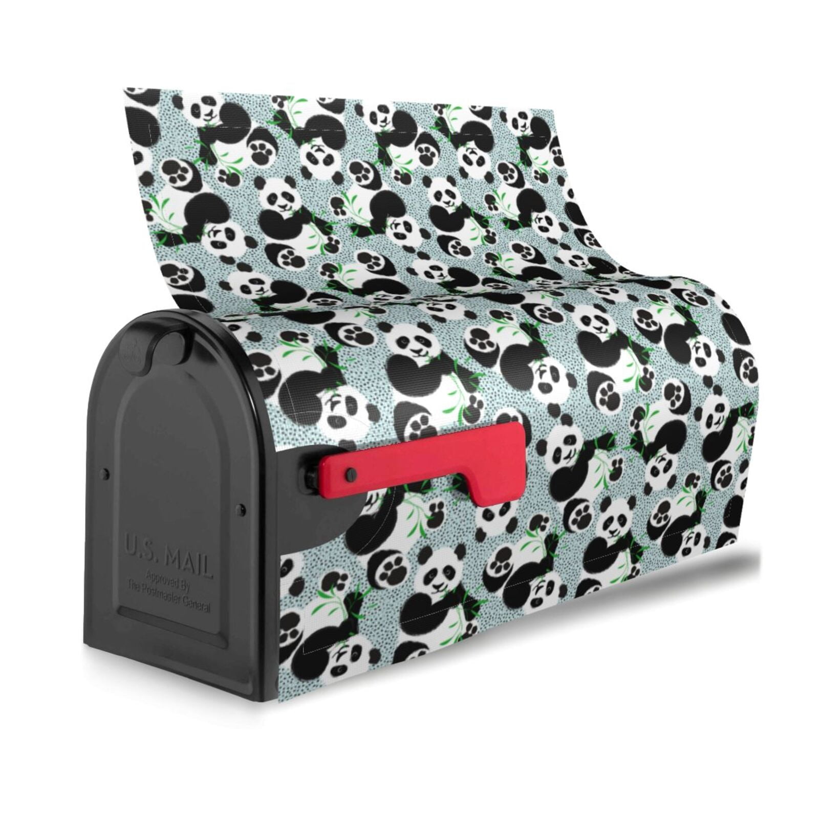 Bingfone Panda And Eucalyptus Magnetic Mailbox Cover Standard Size for ...