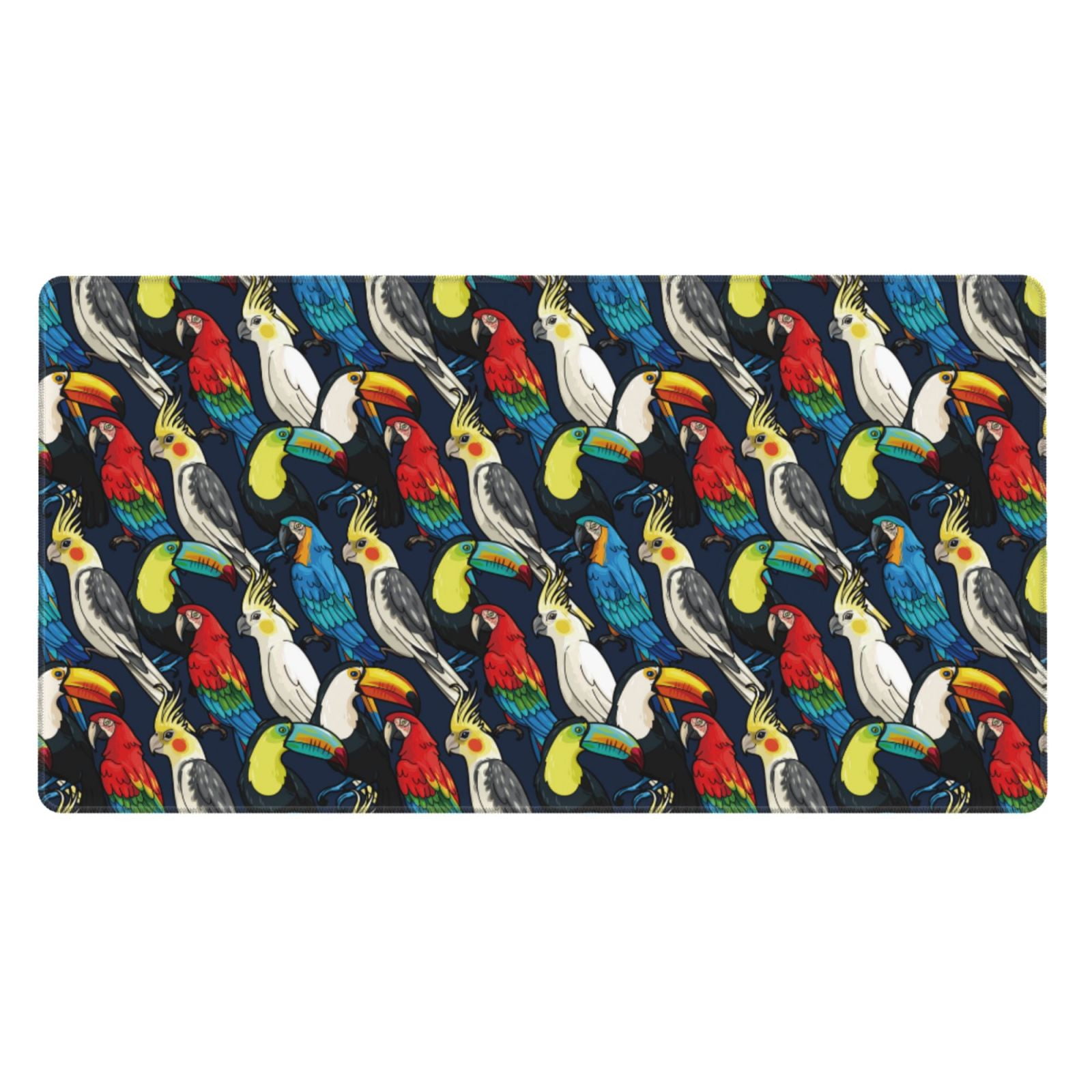 Bingfone Parrot Large Gaming Mouse Pad,Extended Desk Mousepad with ...