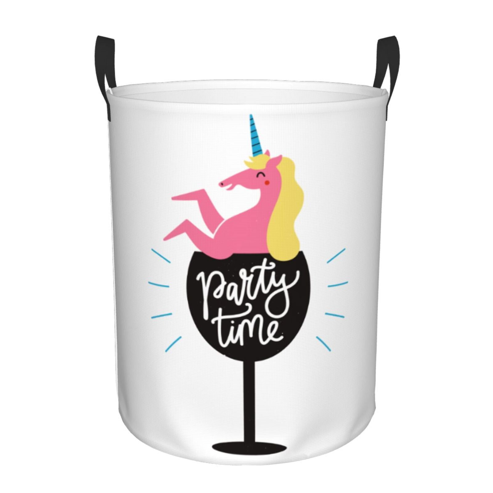 Bingfone Party Time Waterproof Foldable Laundry Hamper Bucket With ...