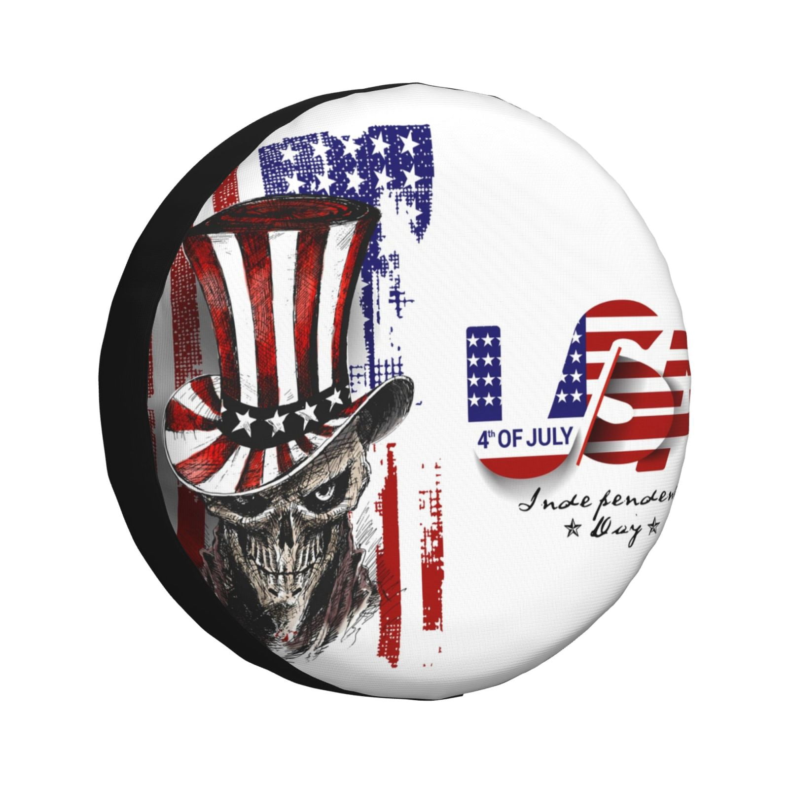 Bingfone Patriotic Skull Art Spare Tire Cover Weatherproof Universal ...