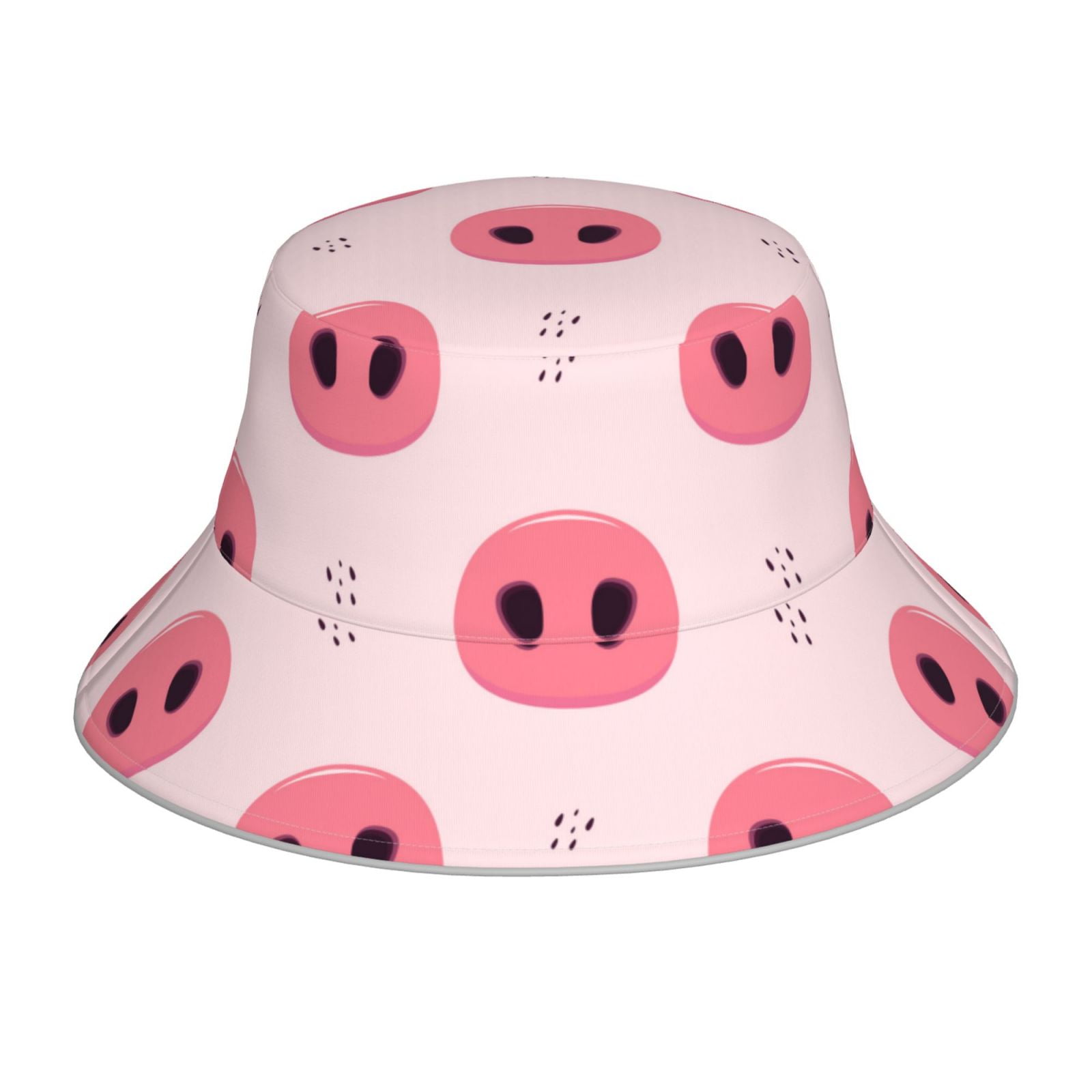 Bingfone Pig Noses Bucket Hat For Men Women,Packable Reversible Printed ...