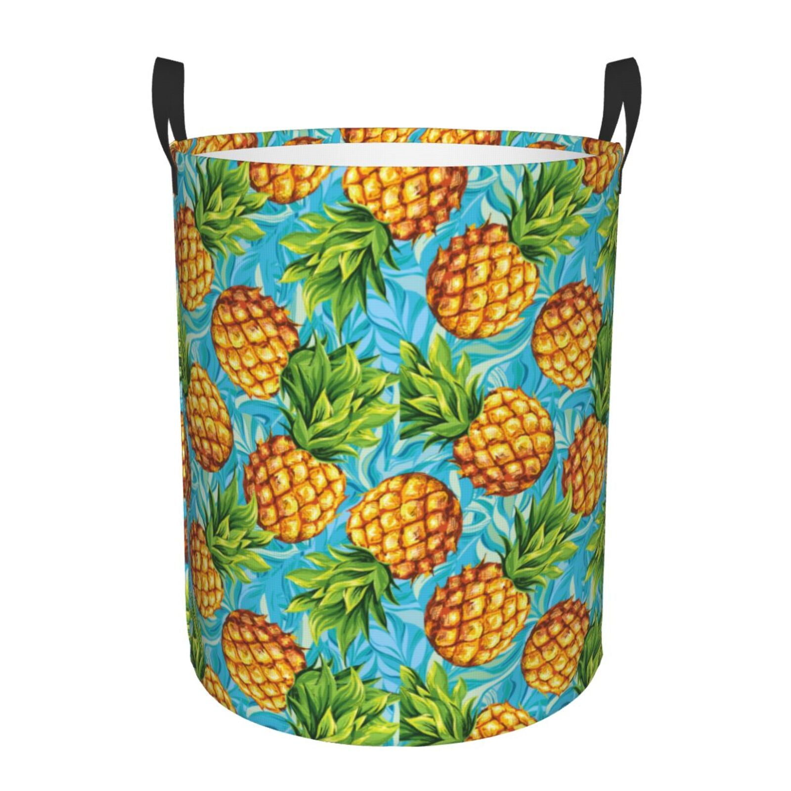 Bingfone Pineapple Waterproof Foldable Laundry Hamper Bucket with ...