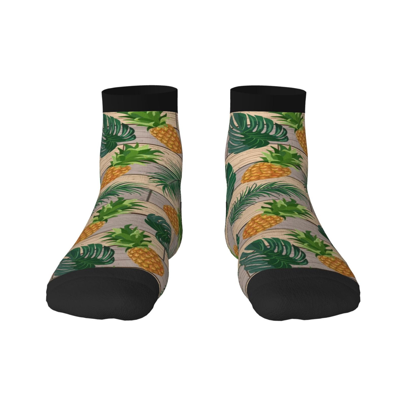 Bingfone Pineapples Palm Leaves Design Patterned Men'S Women'S Casual ...
