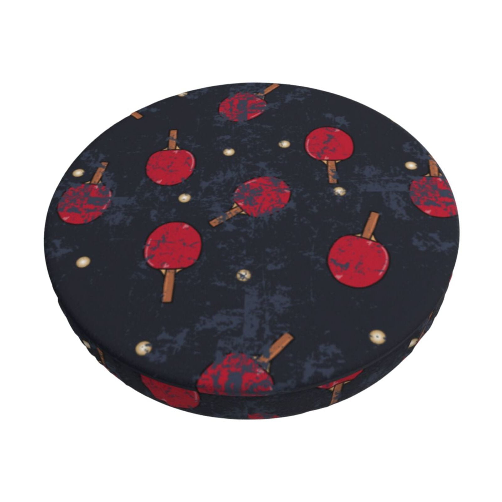 Bingfone Ping Pong Padded Round Bar Stool Cover Cushion with Elastic ...
