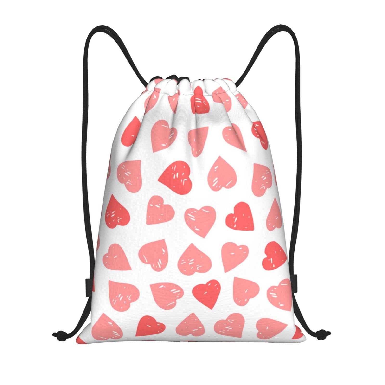 Bingfone Pink Hearts1 Drawstrings Backpacks Bags For Men Women Gym ...