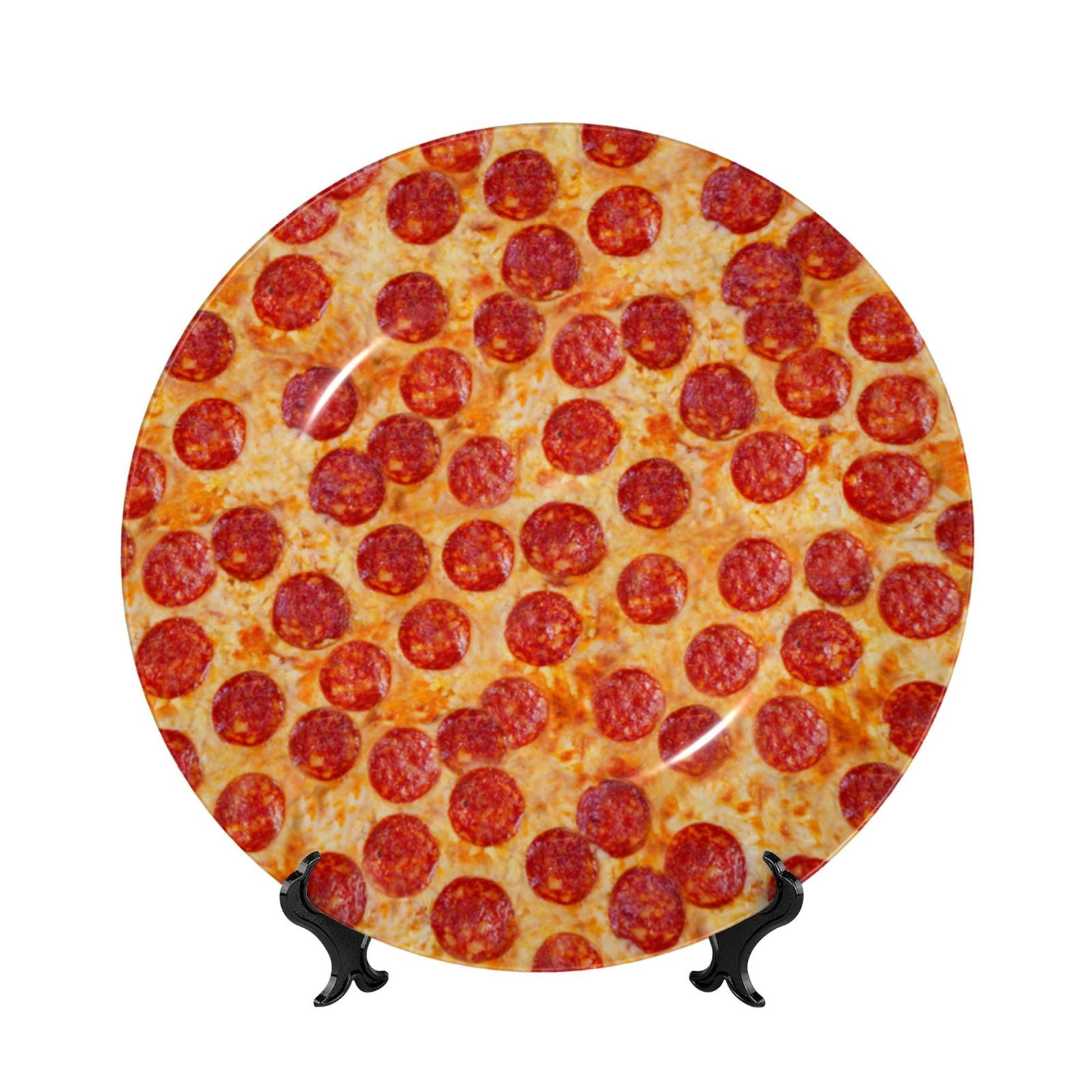 Bingfone Pizza Print Bone China Dinner Decorative Plates,Handmade ...