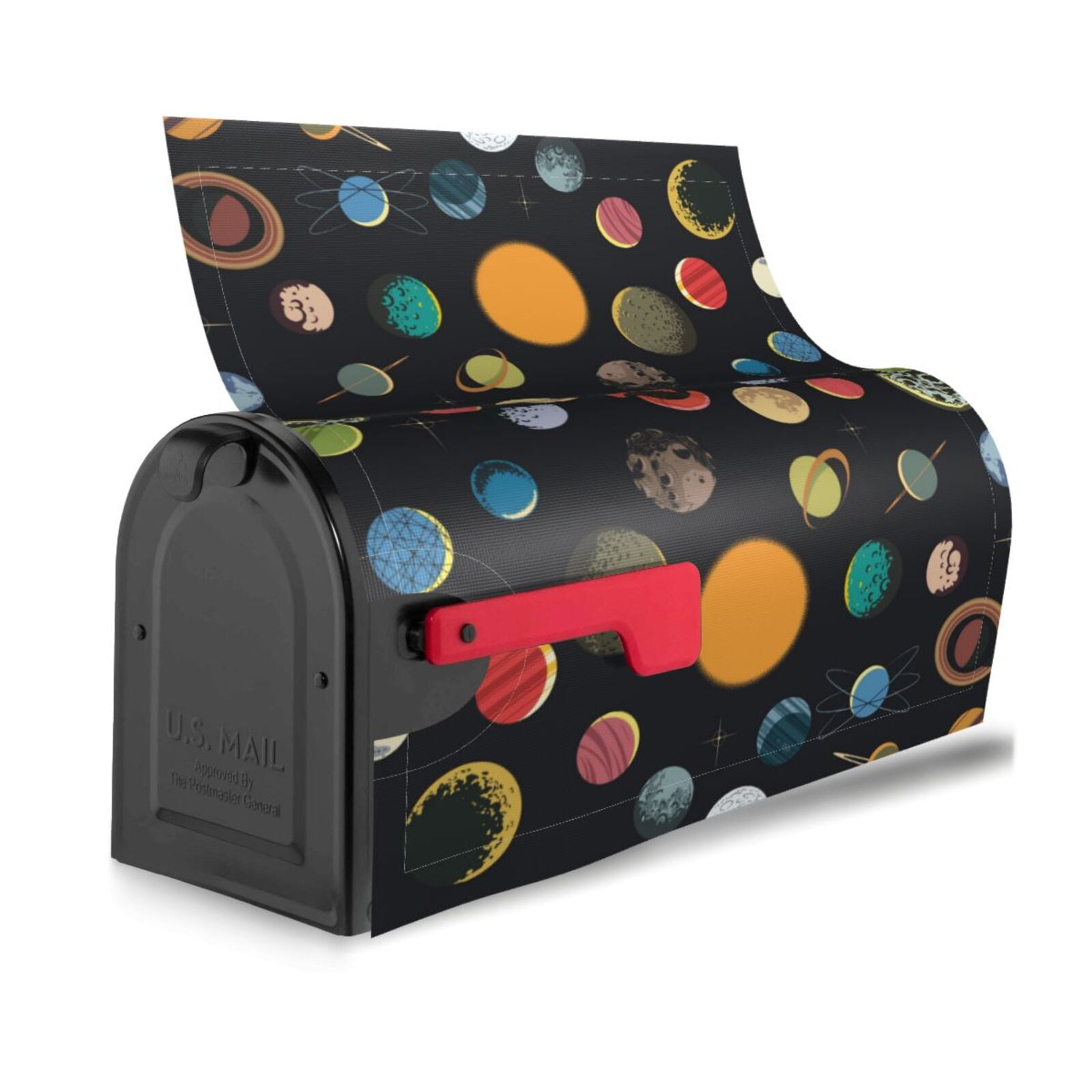 Bingfone Planets And Their Moons Magnetic Mailbox Cover Standard Size ...