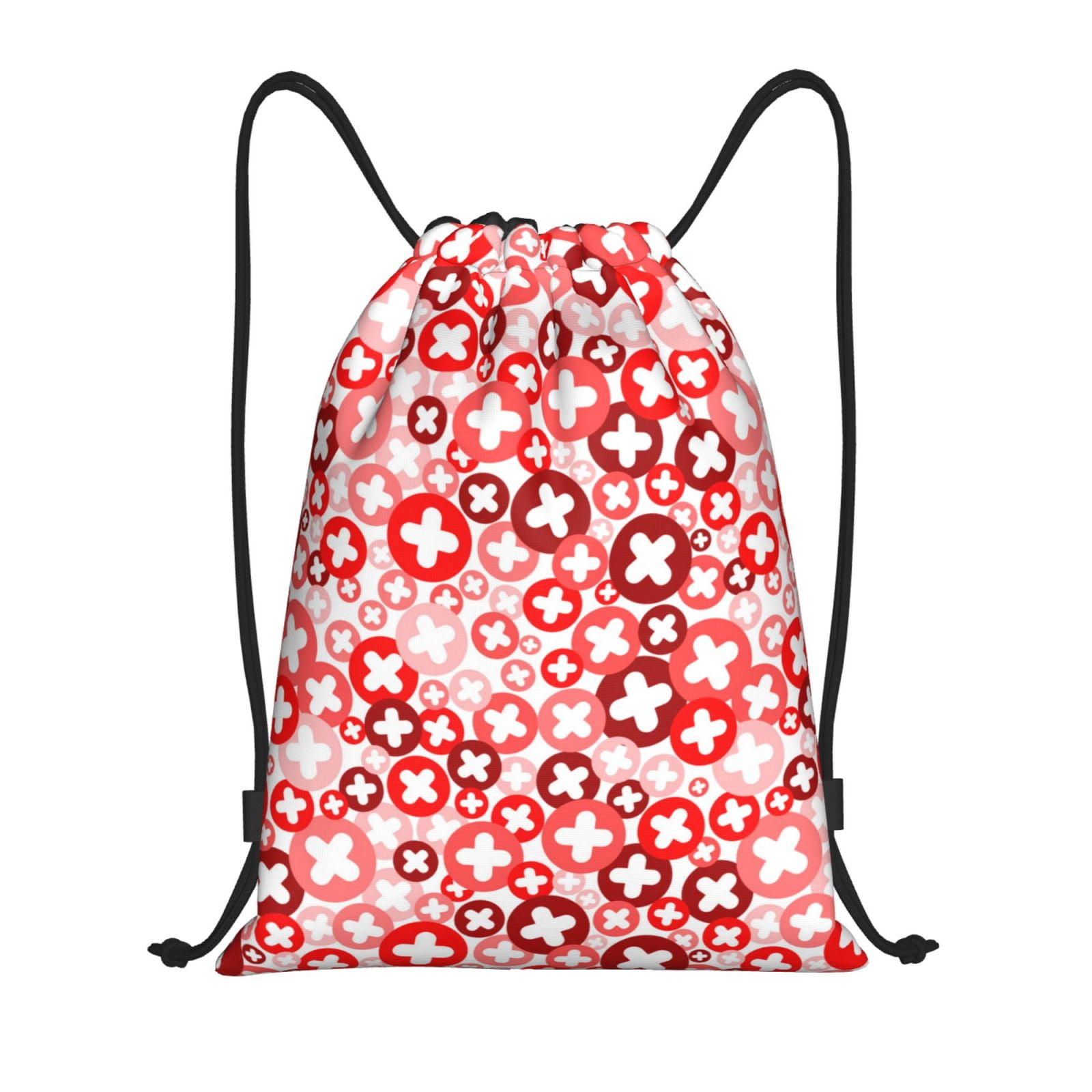 Bingfone Plus Cross Drawstrings Backpacks Bags for Men Women Gym ...