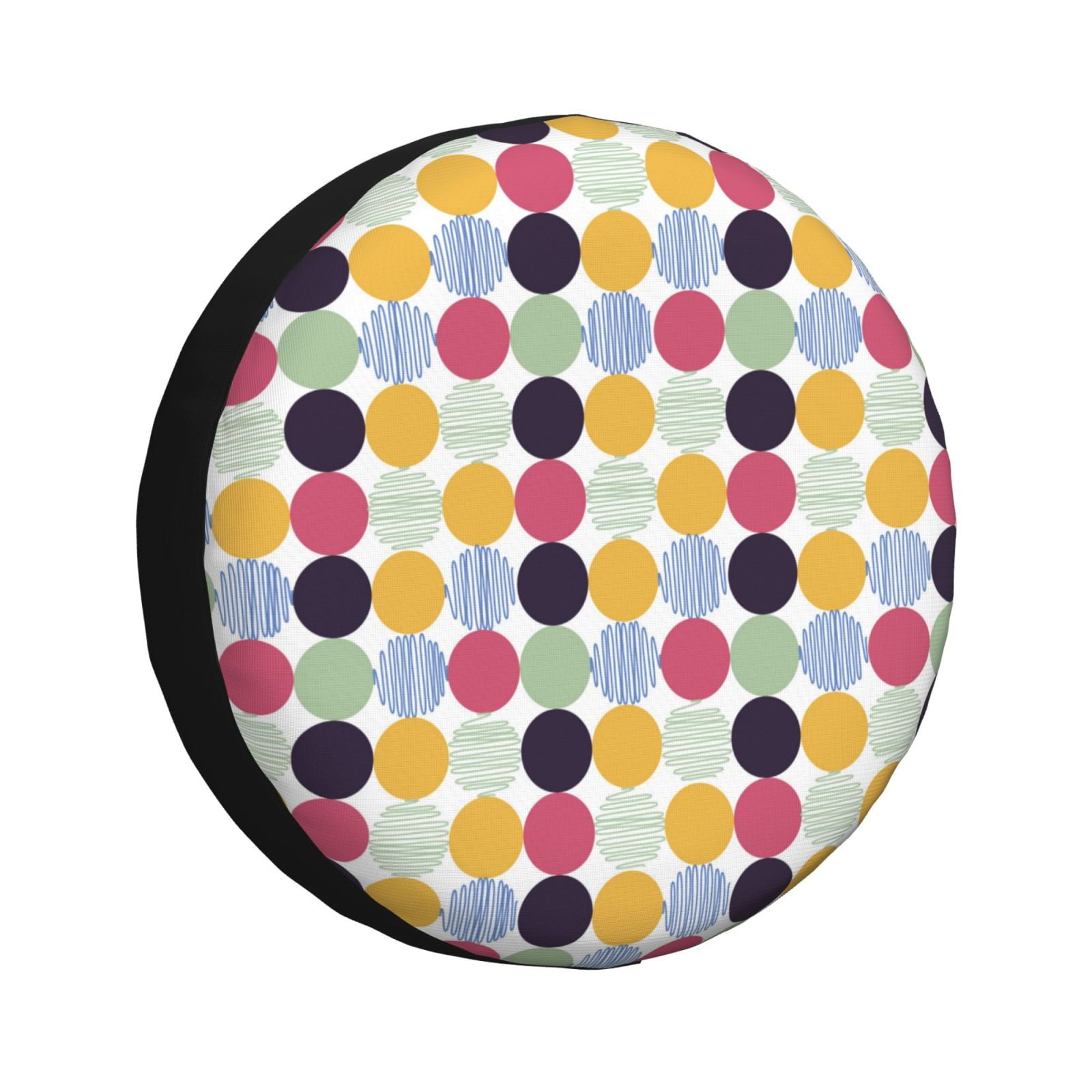 Bingfone Polka Dot Spare Tire Cover Weatherproof Universal Wheel ...