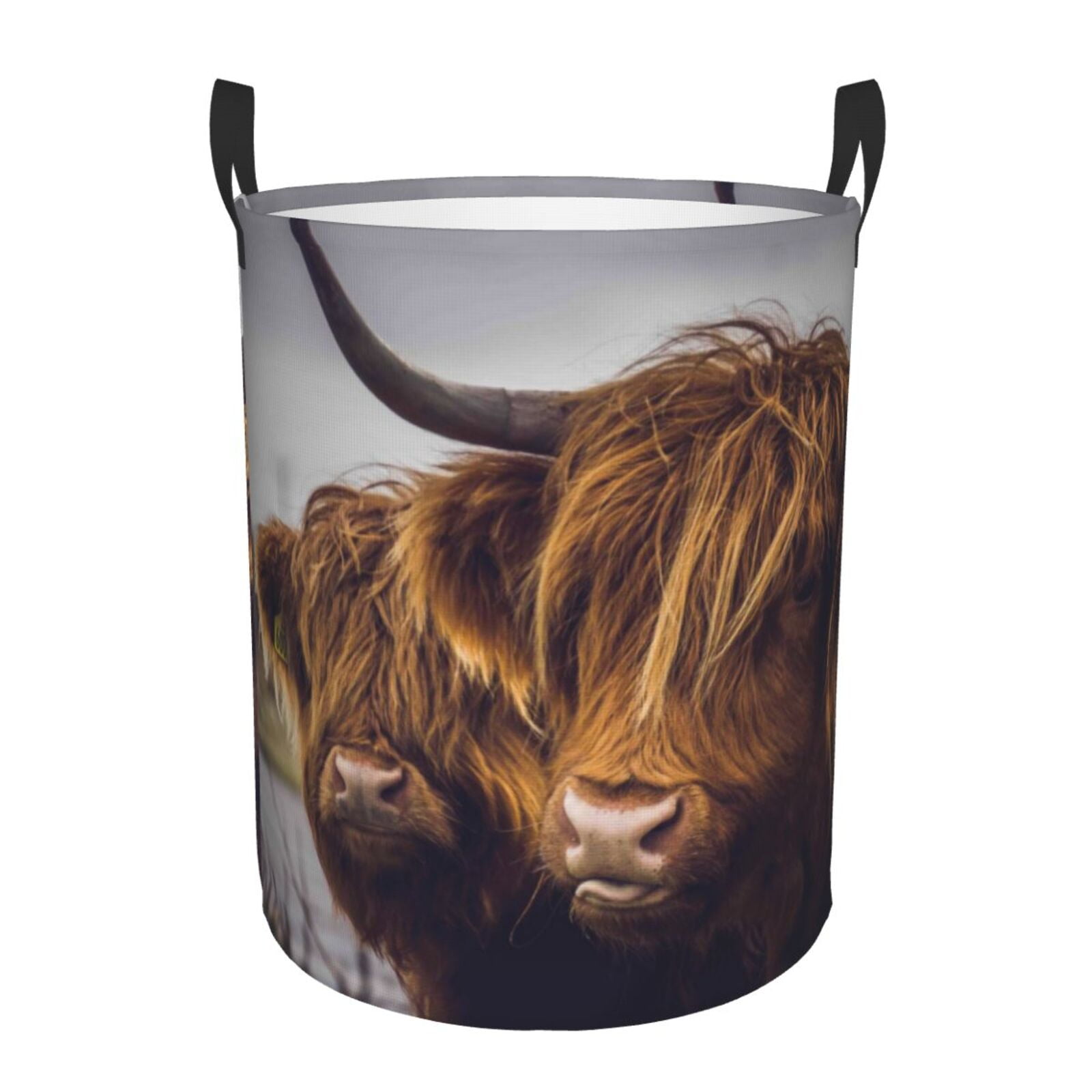 Bingfone Portrait Of Highland Cow With Its Baby Cow Waterproof Foldable ...