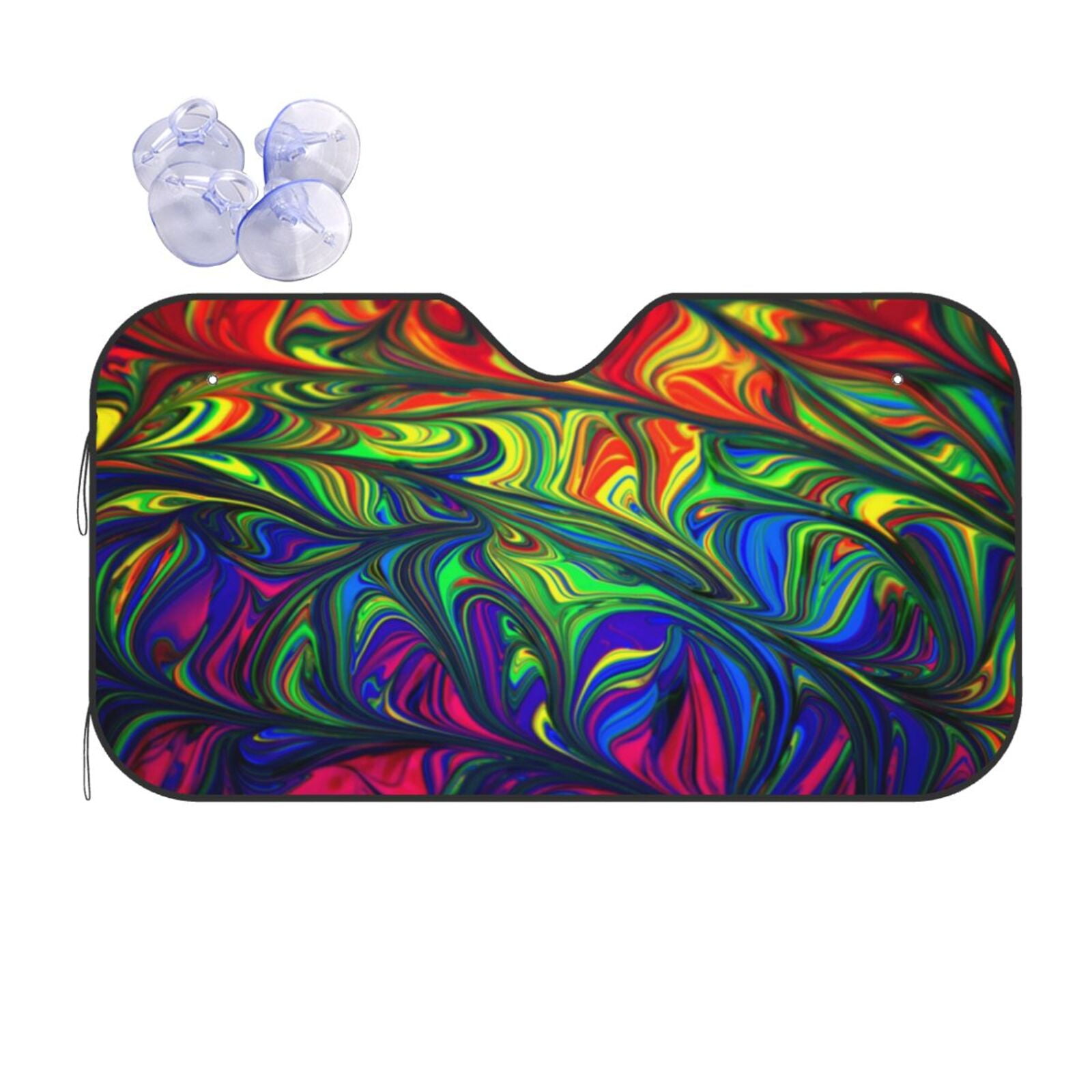 Bingfone Pride Rainbow Car Windshield Sun Shade Protector Keep Your ...