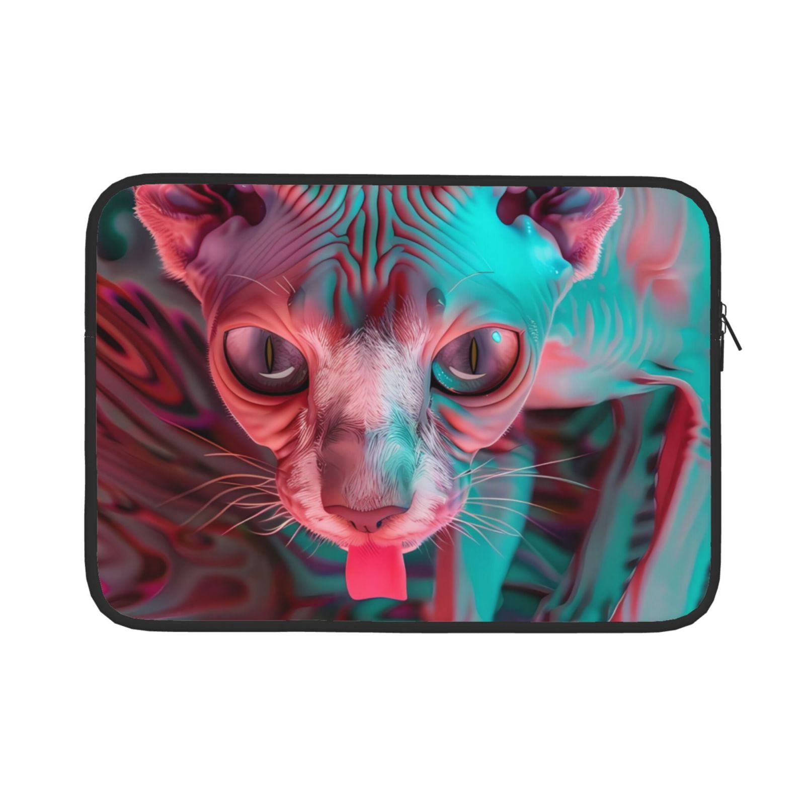 Bingfone Psychedelic Hairless Cat Laptop Sleeve Case 13 inch , 360 ...