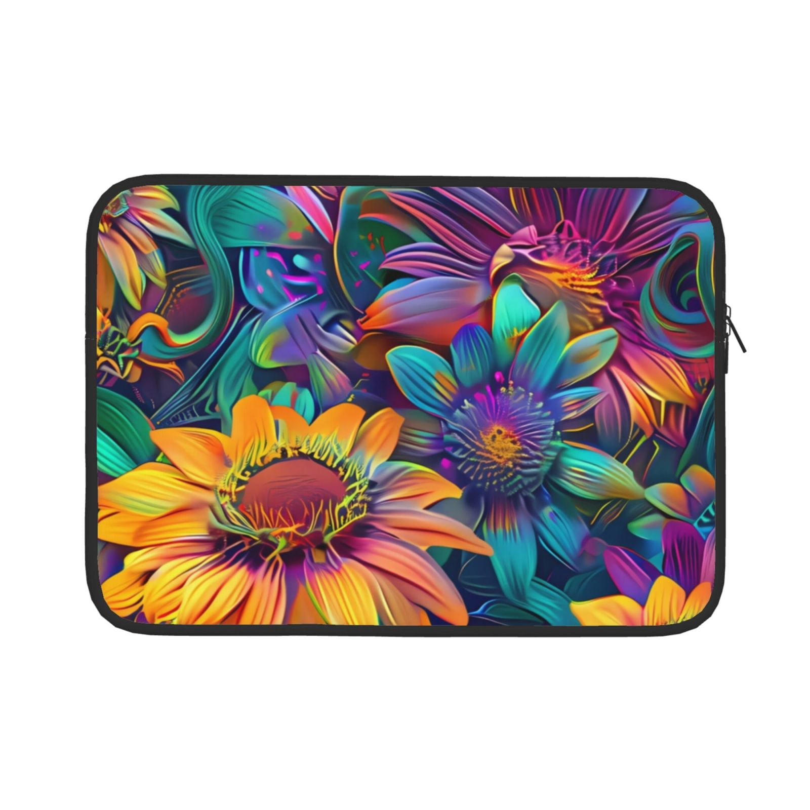 Bingfone Psychedelic Sunflowers Laptop Sleeve Case 13 inch , 360 ...
