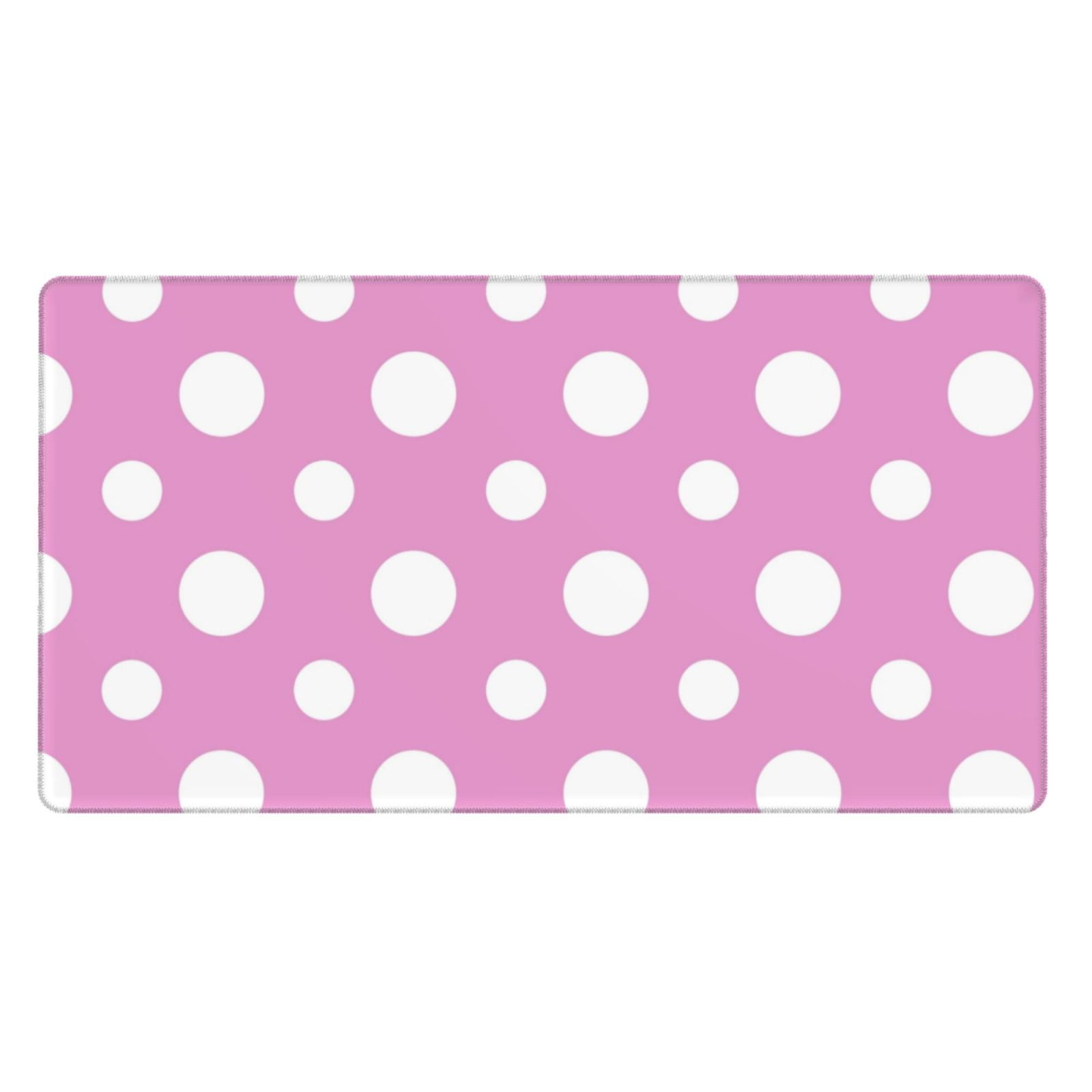 Bingfone Purple And White Polka Dot Large Gaming Mouse Pad,Extended ...