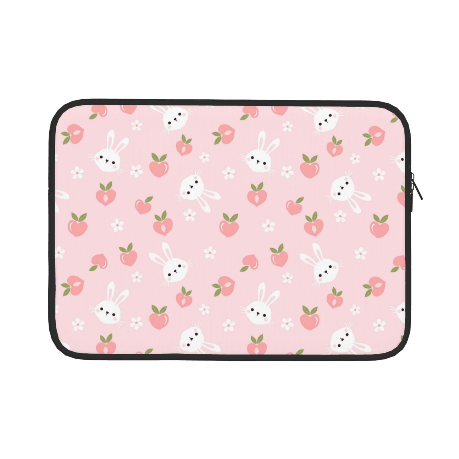 Bingfone Rabbit And Peach Laptop Sleeve Case , 360° Protective Computer ...