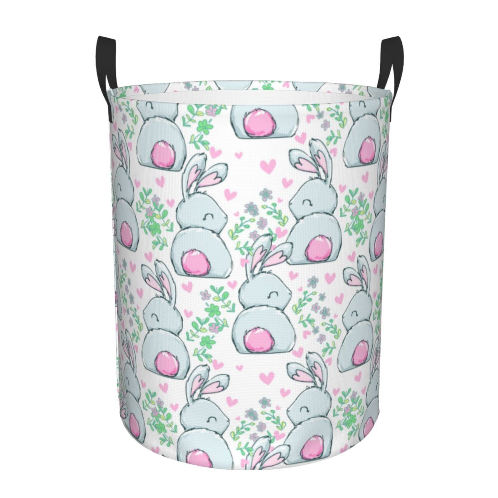 Bingfone Rabbit Back View Waterproof Foldable Laundry Hamper Bucket ...