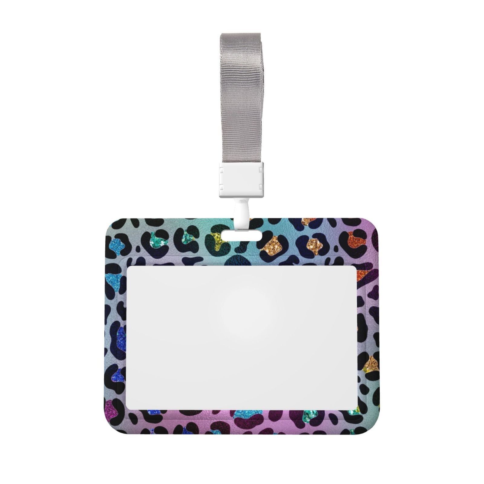 Bingfone Rainbow Animal Skin Card Badge Holder,for Girls Girly Women 4 ...