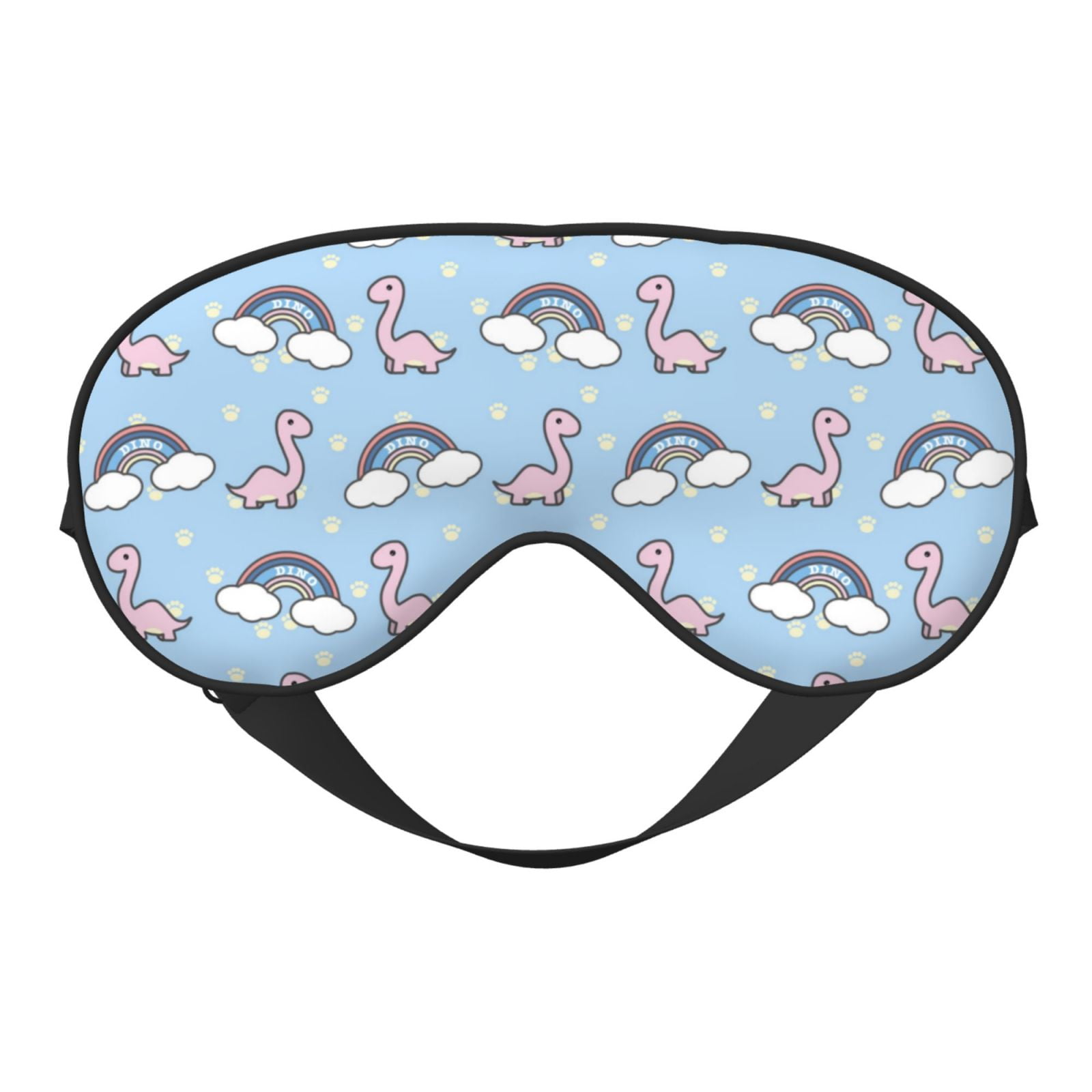 Bingfone Rainbow Dinosaur for Sleep Mask Eye Mask for Sleeping, Super ...