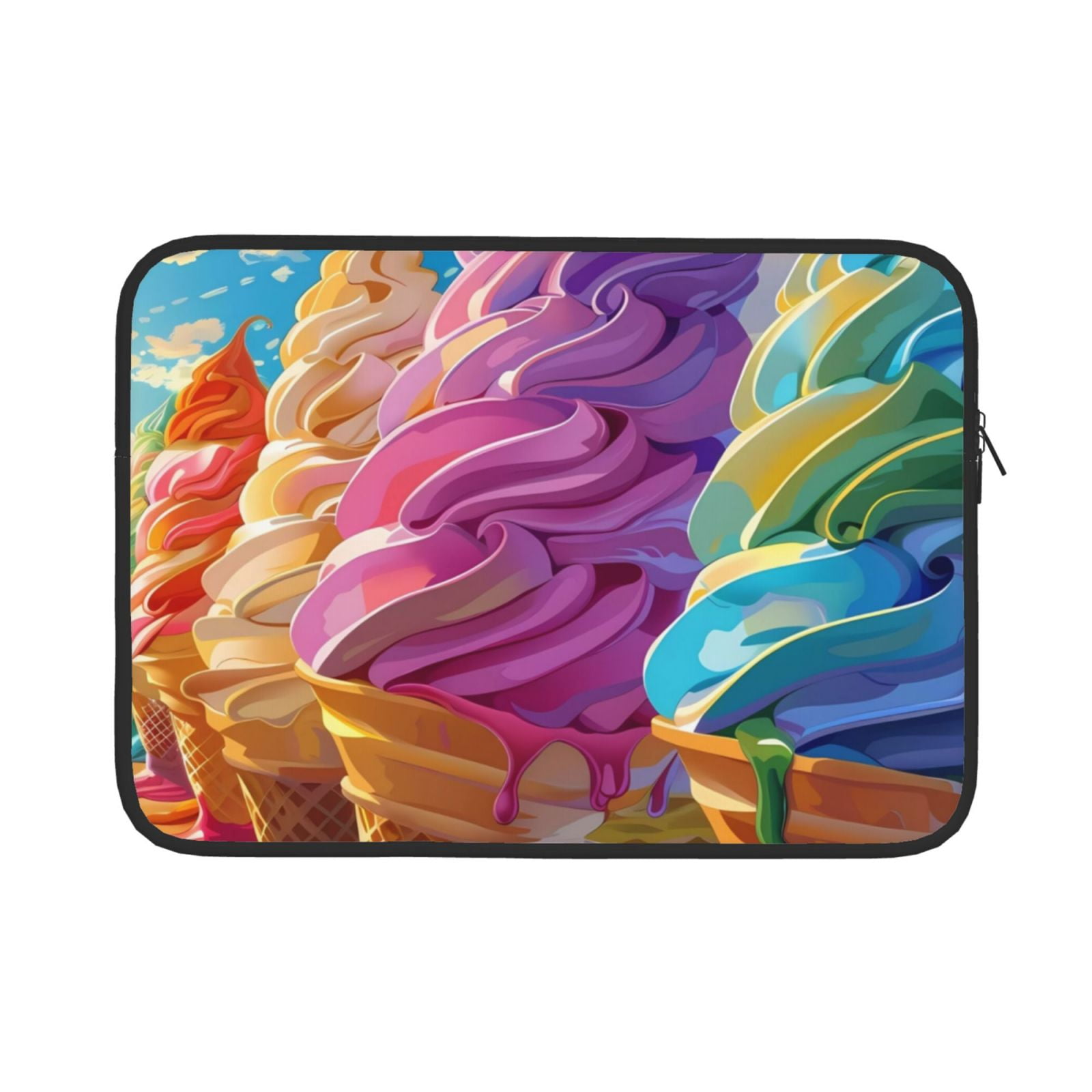 Bingfone Rainbow Melting Ice Cream Laptop Sleeve Case 15 inch , 360 ...