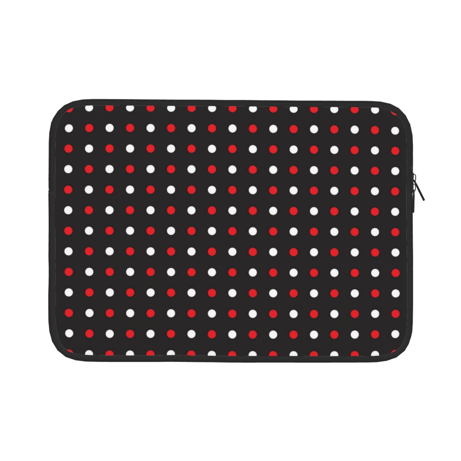 Bingfone Red And White Polka Dots Laptop Sleeve Case 13 Inch, 360 ...