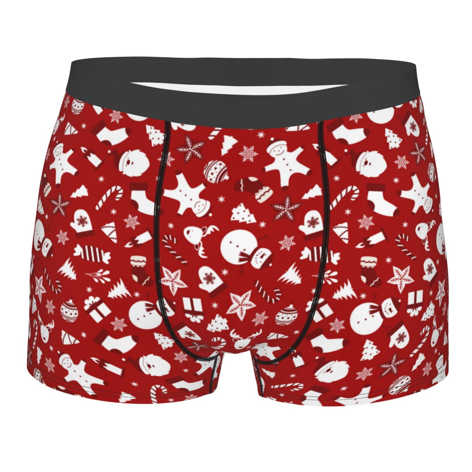 Bingfone Red Christmas Cheer. Men's Underwear - Casual Stretch Boxer ...