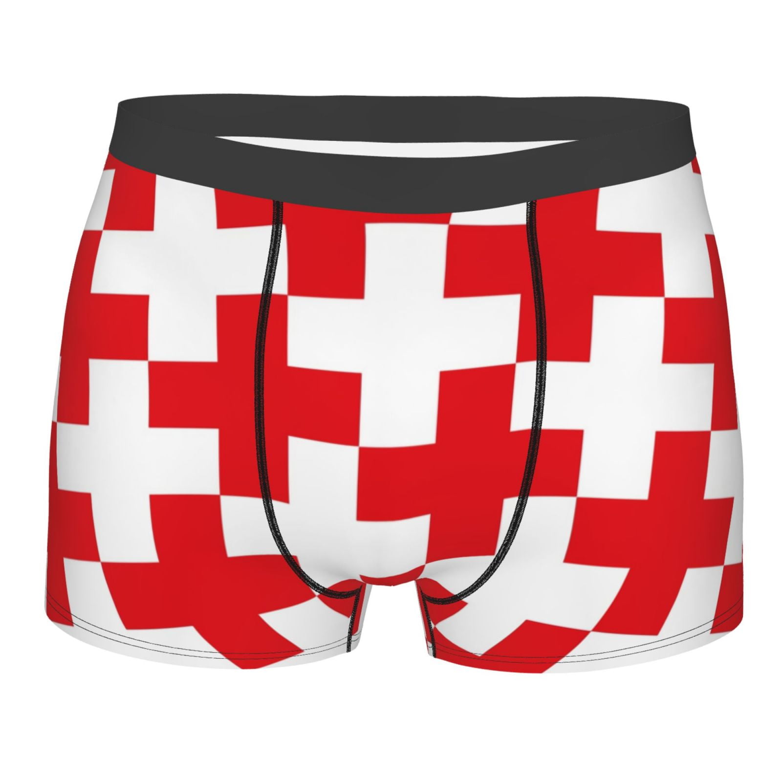 Bingfone Red Cross 1 Men's Underwear - Casual Stretch Boxer Briefs ...