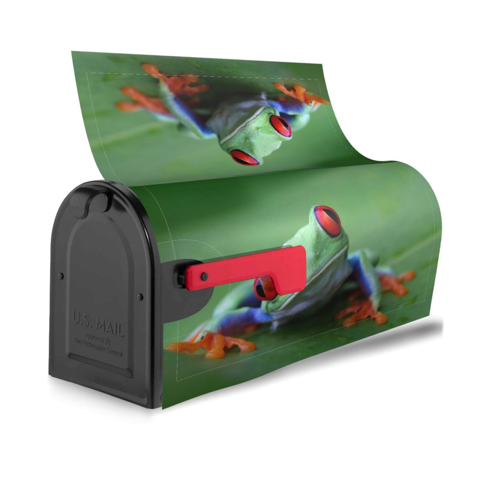 Bingfone Red-Eyed Tree Frog-1 Magnetic Mailbox Cover Standard Size for ...