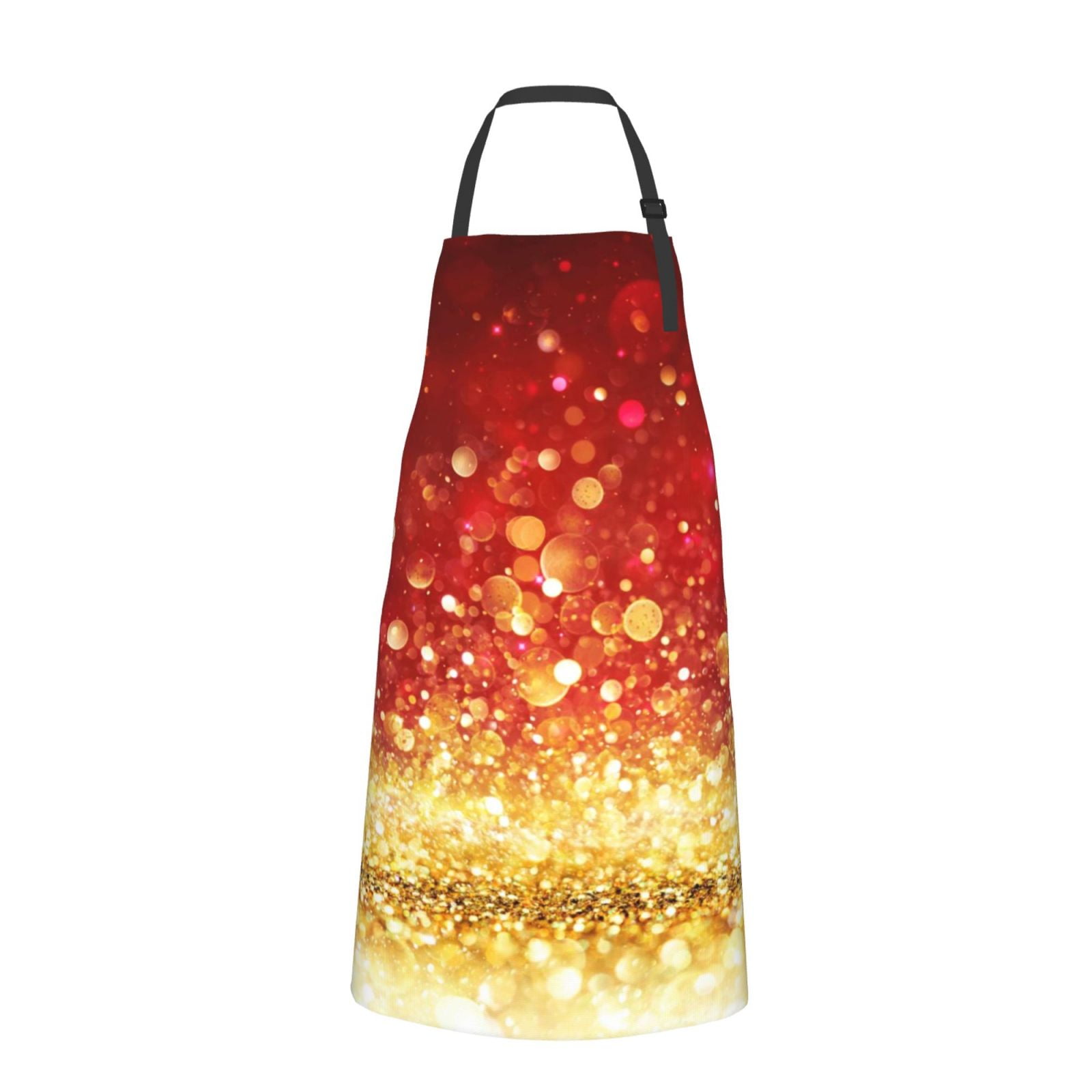 Bingfone Red Gold Glitter Apron Gifts For Men, Women Professional Grade ...