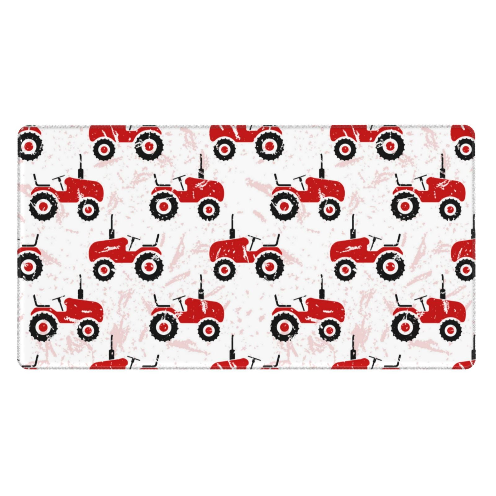 Bingfone Red Wheeled Tractors Large Gaming Mouse Pad,Extended Desk ...