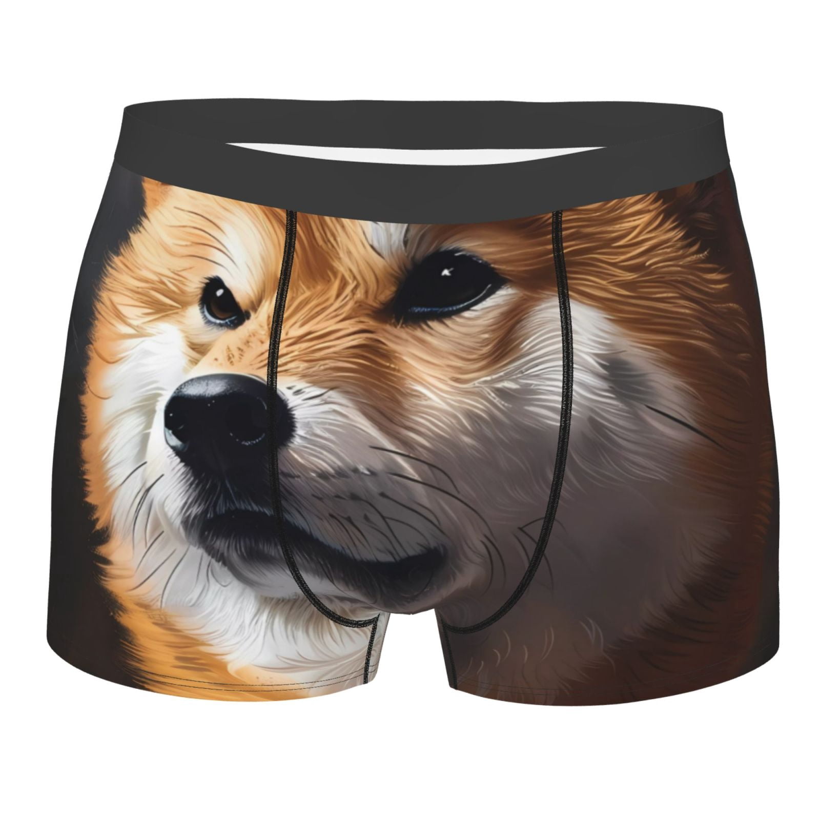 Bingfone Regal Shiba Inu Men's Underwear - Casual Stretch Boxer Briefs ...