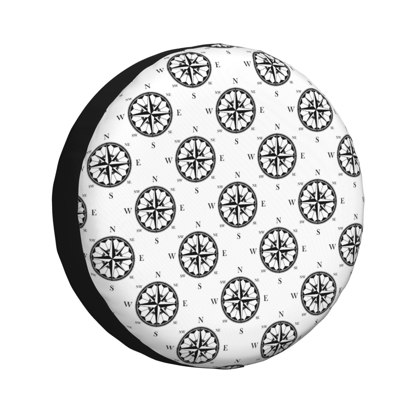 Bingfone Retro Compass Spare Tire Cover Weatherproof Universal Wheel ...