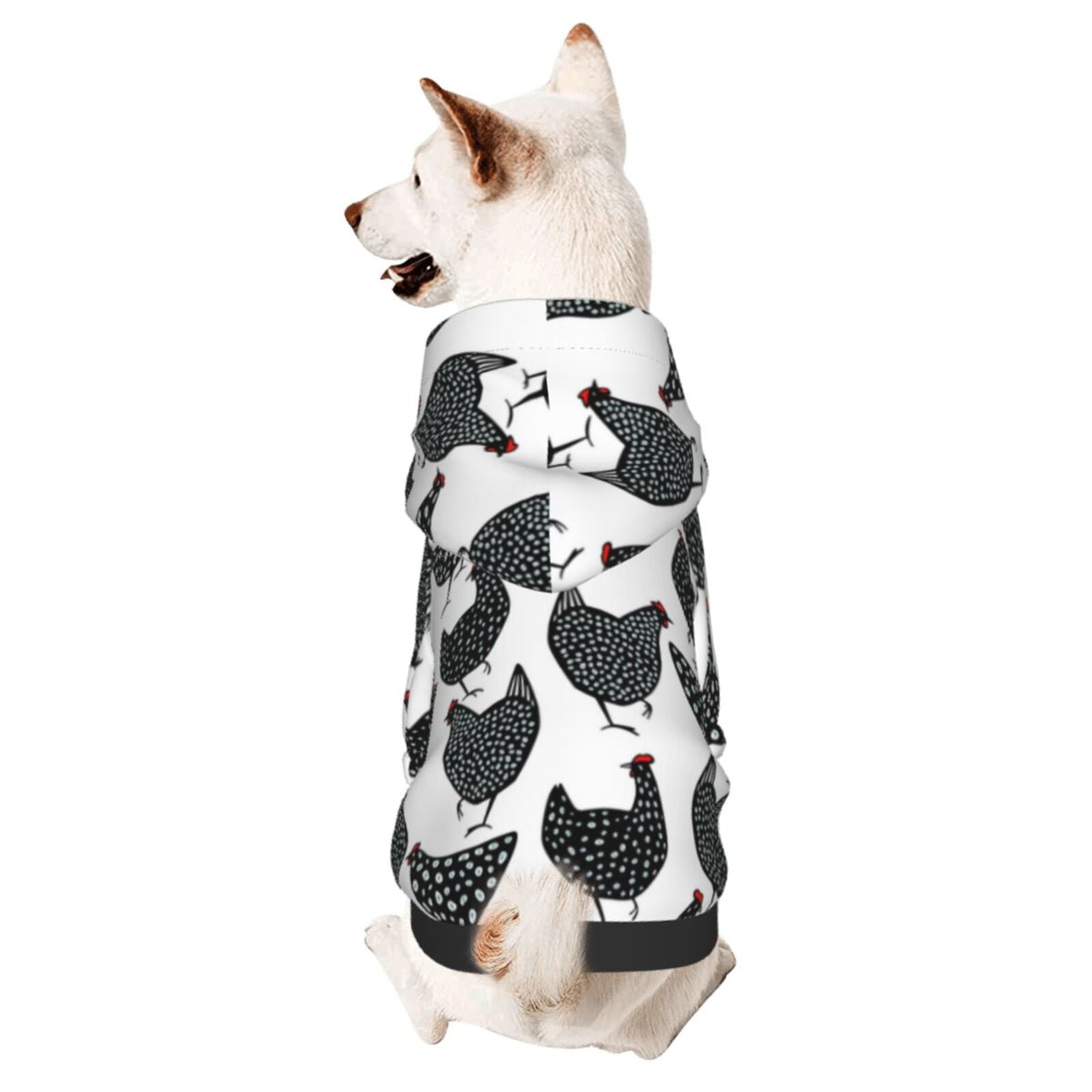 Bingfone Retro Rooster Dog Clothes Hoodie, Pet Winter Coat,Puppy ...