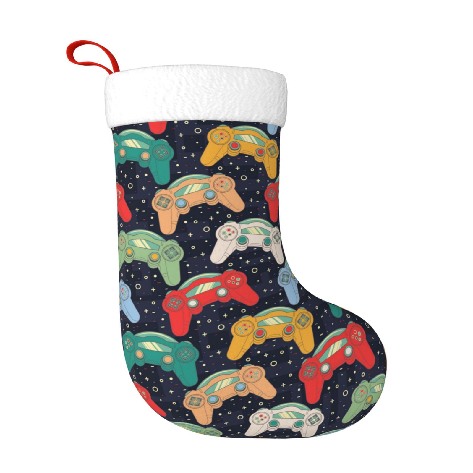 Bingfone Retro Video Game Print Personalized Christmas Stocking ...